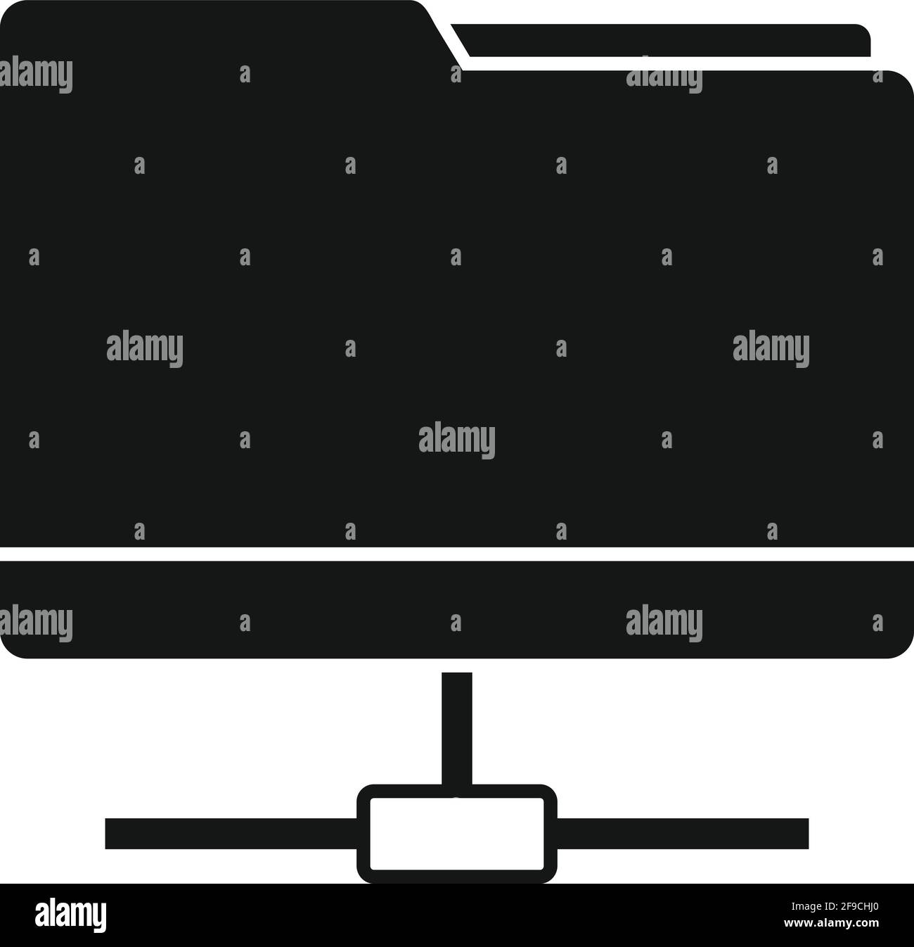 Network folder icon, simple style Stock Vector Image & Art - Alamy