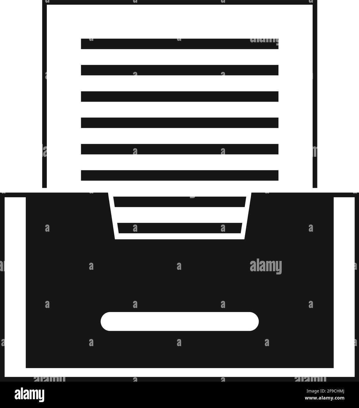 Paper archive icon, simple style Stock Vector Image & Art - Alamy