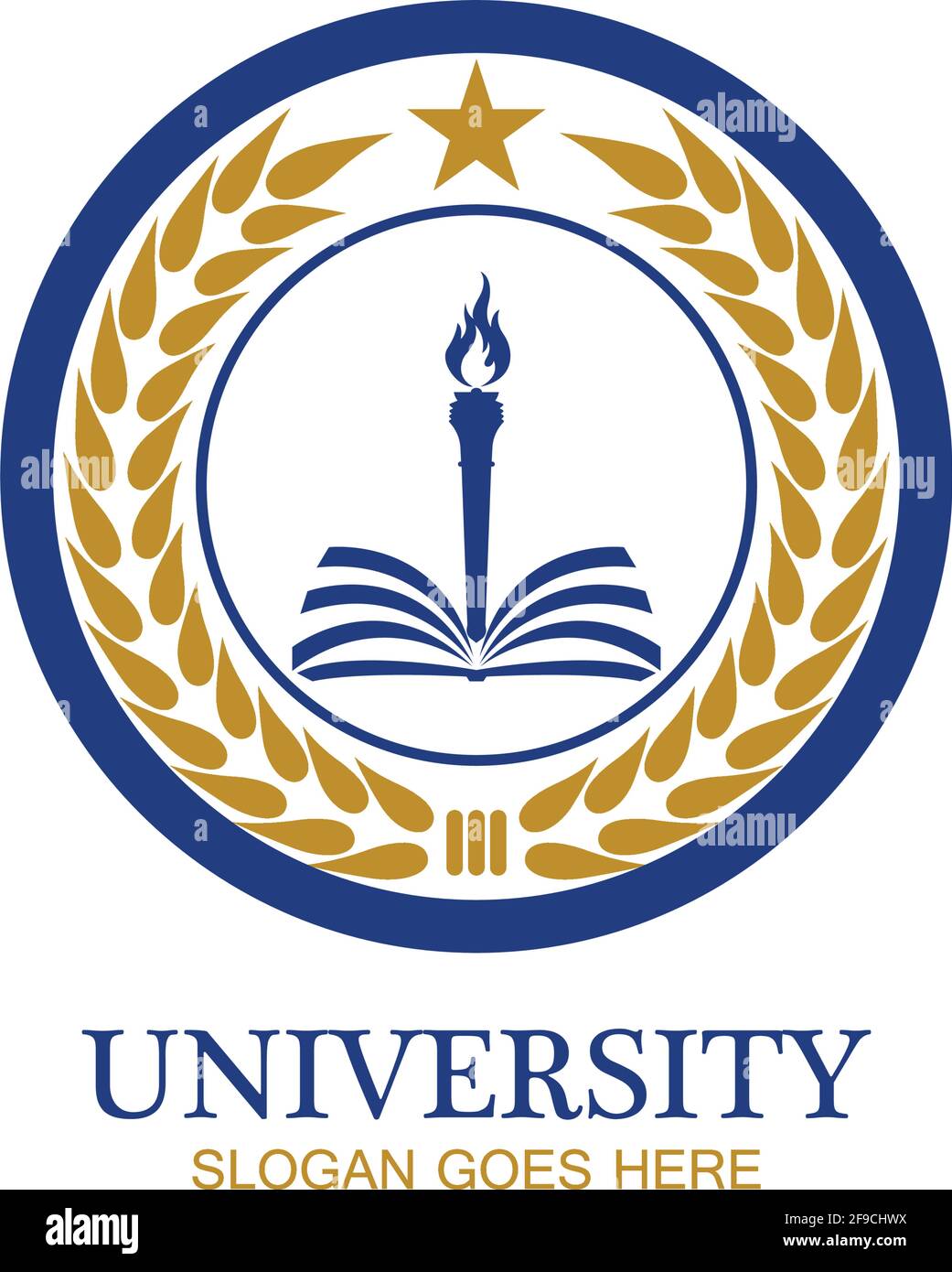 University, Academy, School and Course logo design template Stock ...