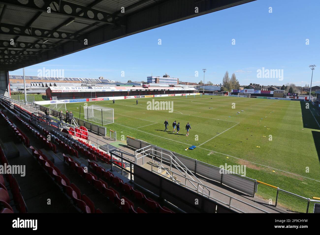 General view of the ground during Dagenham & Redbridge vs Solihull ...
