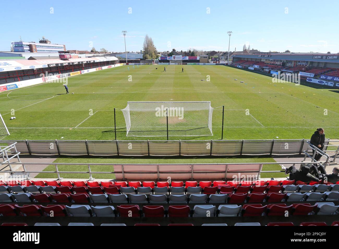 General view of the ground during Dagenham & Redbridge vs Solihull ...