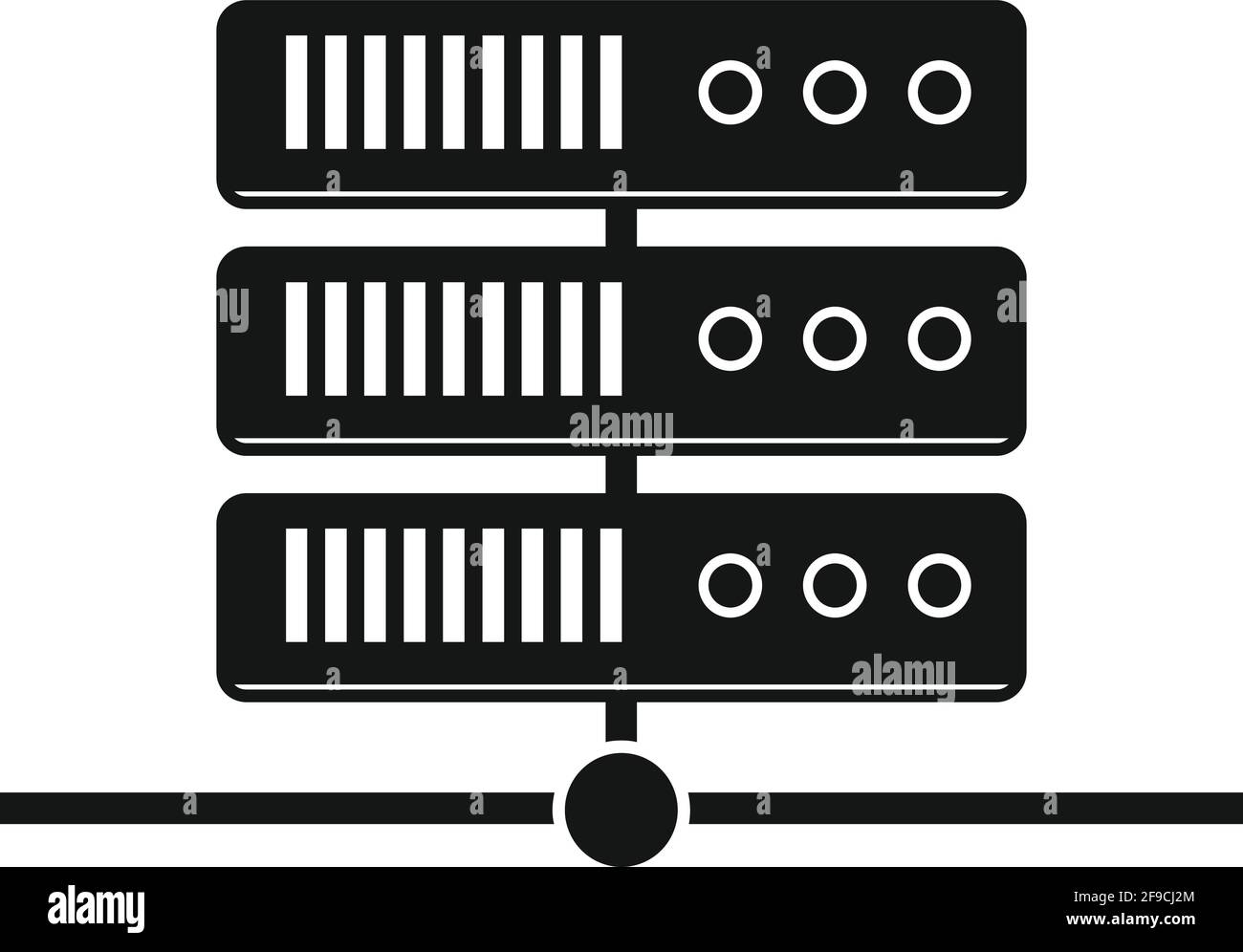 Network server documents icon, simple style Stock Vector Image & Art ...