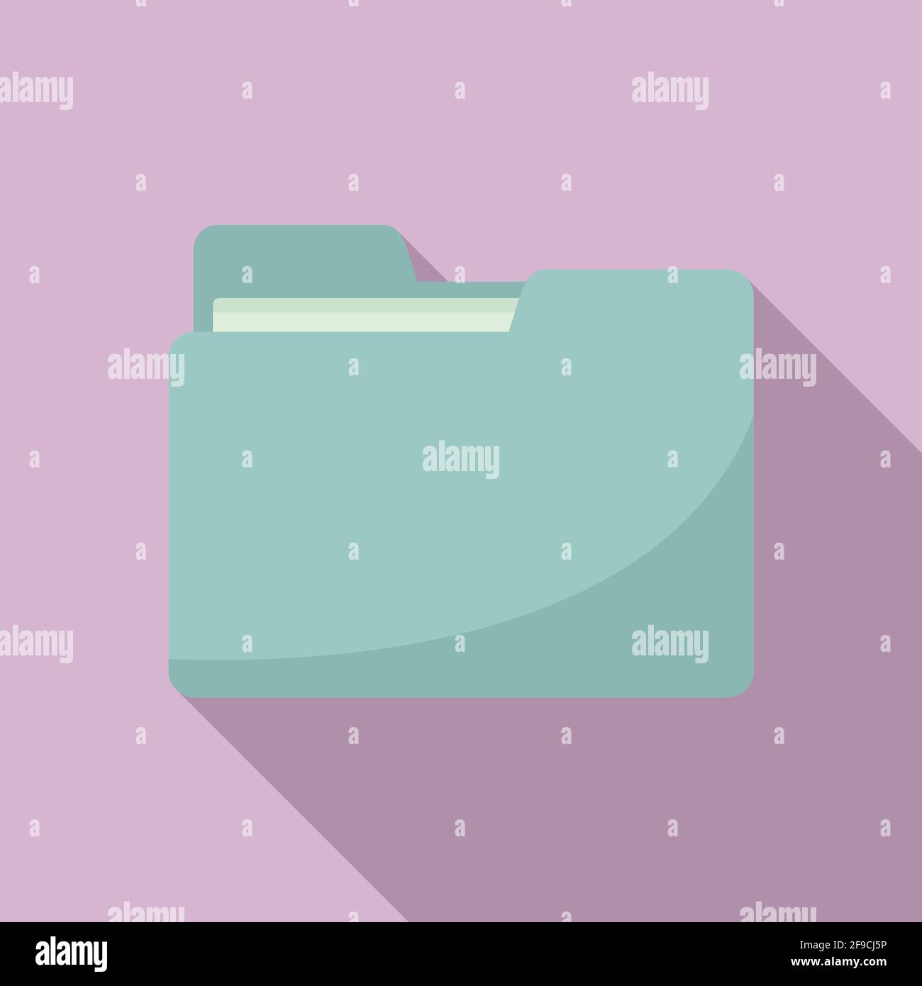 Work folder icon, flat style Stock Vector Image & Art - Alamy