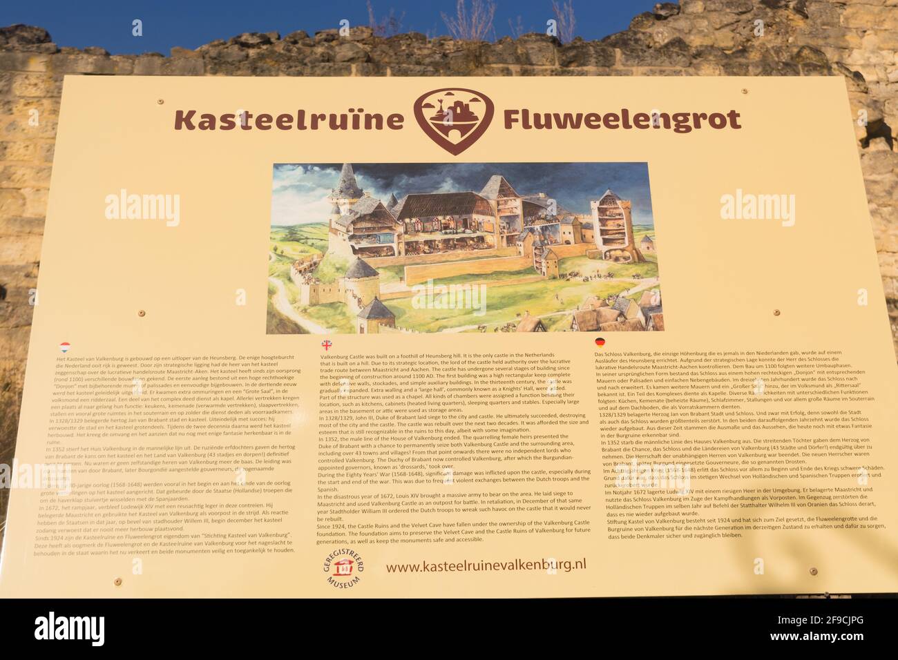 Valkenburg; NETHERLANDS - DECEMBER 04, 2019: Map, street map of ...