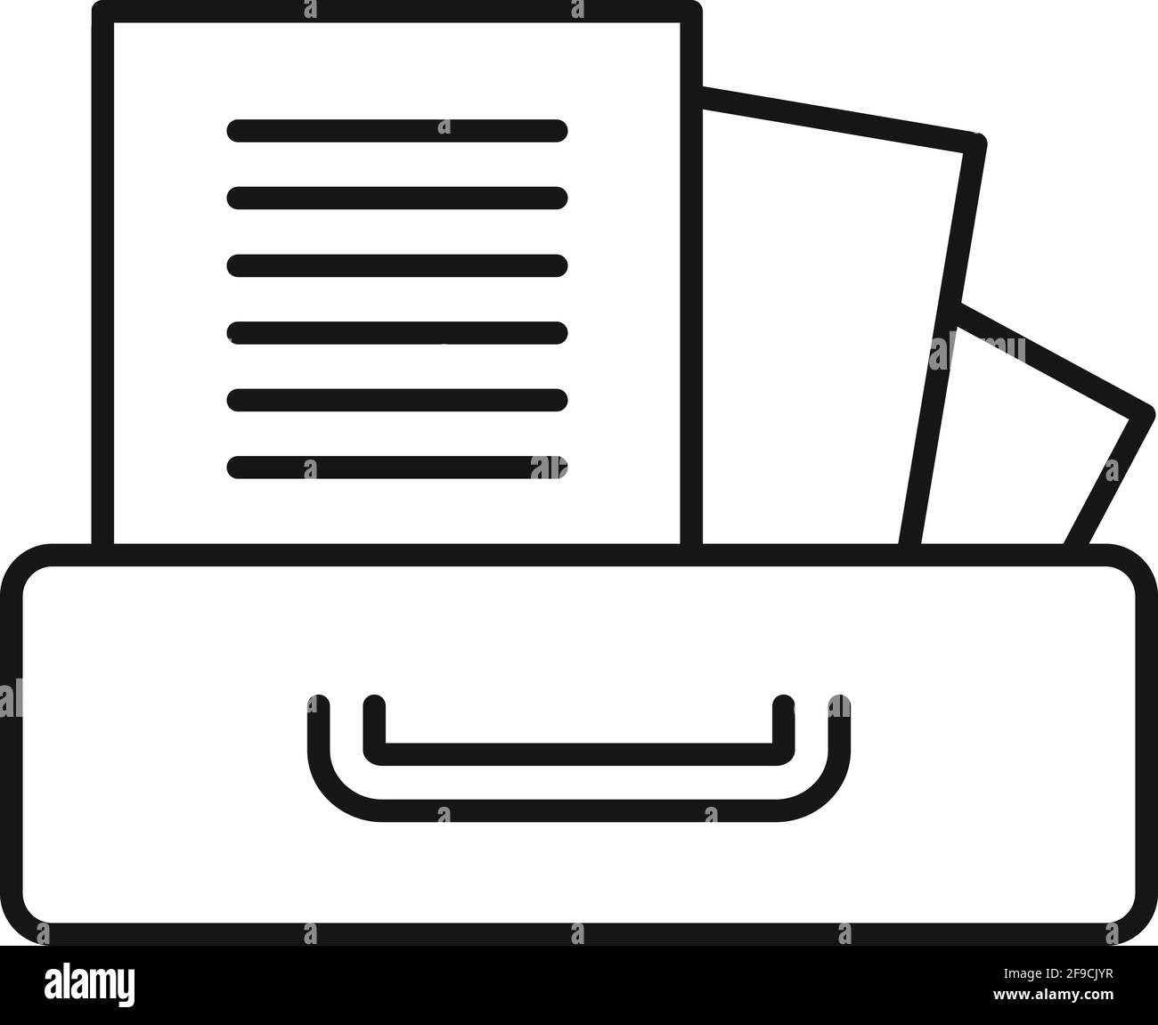 Storage documents icon, outline style Stock Vector Image & Art - Alamy