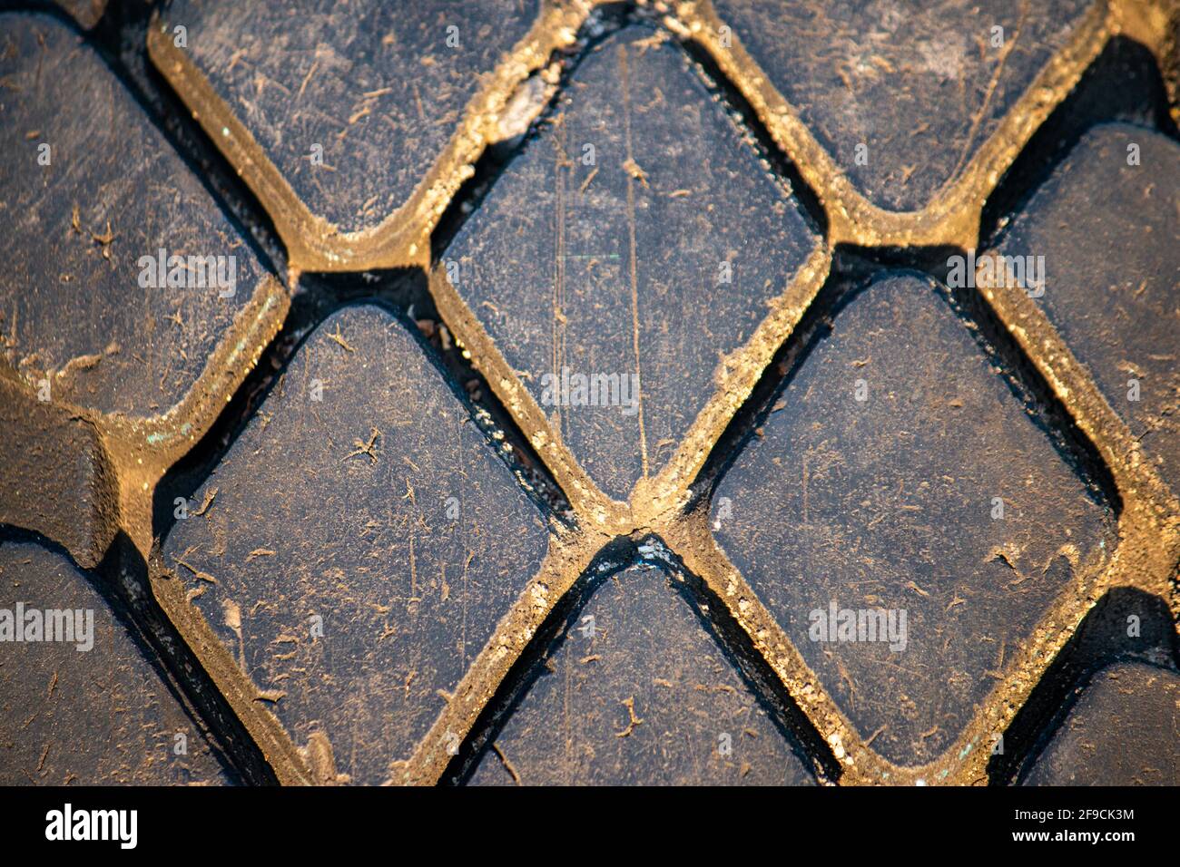 Diamond Shaped Dirty Trail Offroad Car Tire Tread Stock Photo - Alamy