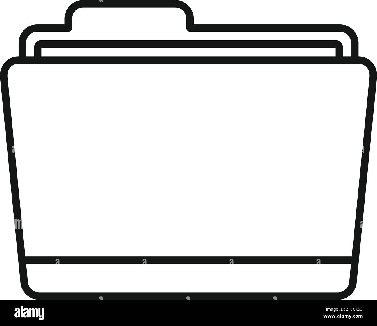 Flow folder icon, outline style Stock Vector Image & Art - Alamy