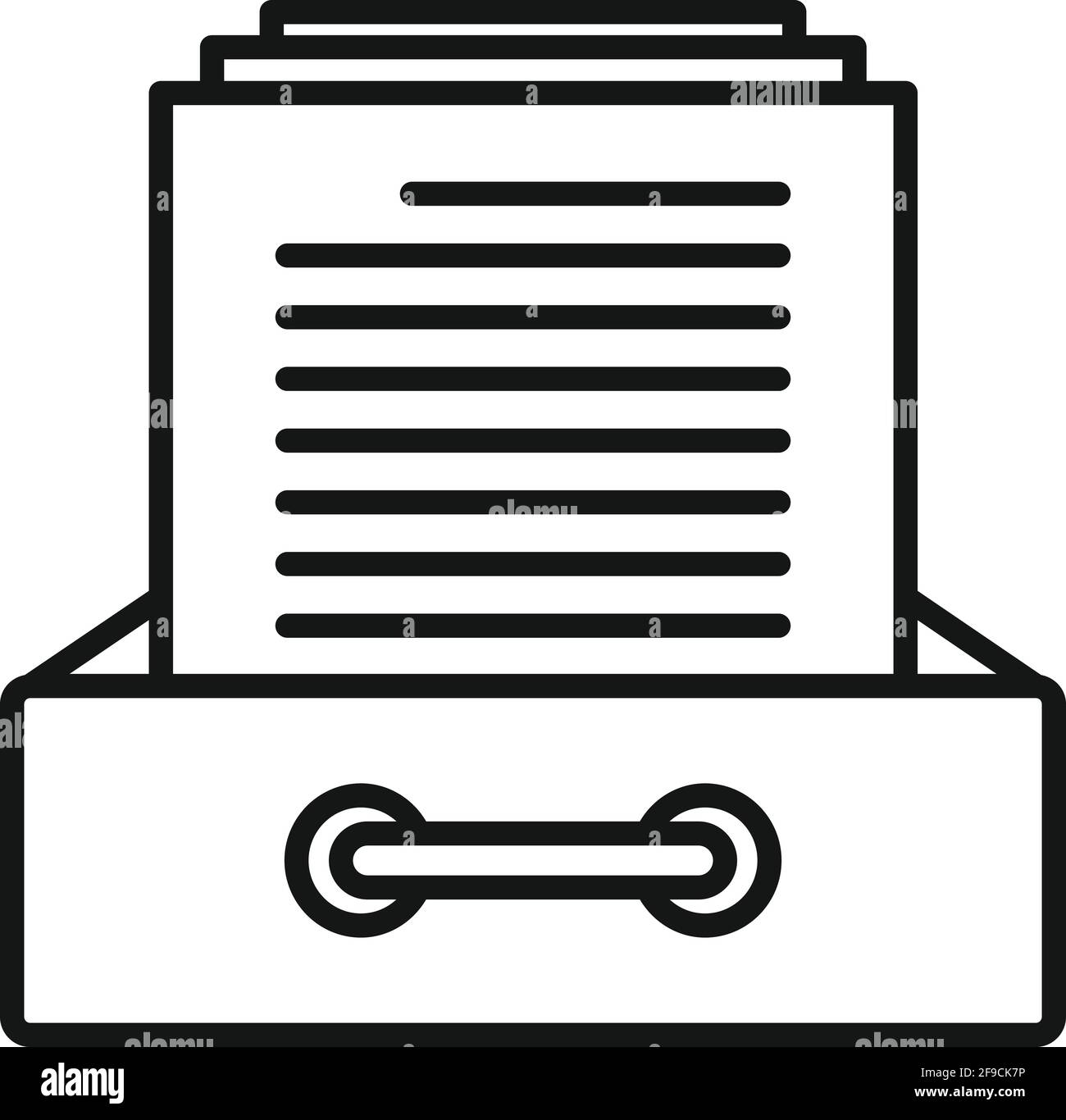 Workflow document icon, outline style Stock Vector Image & Art - Alamy