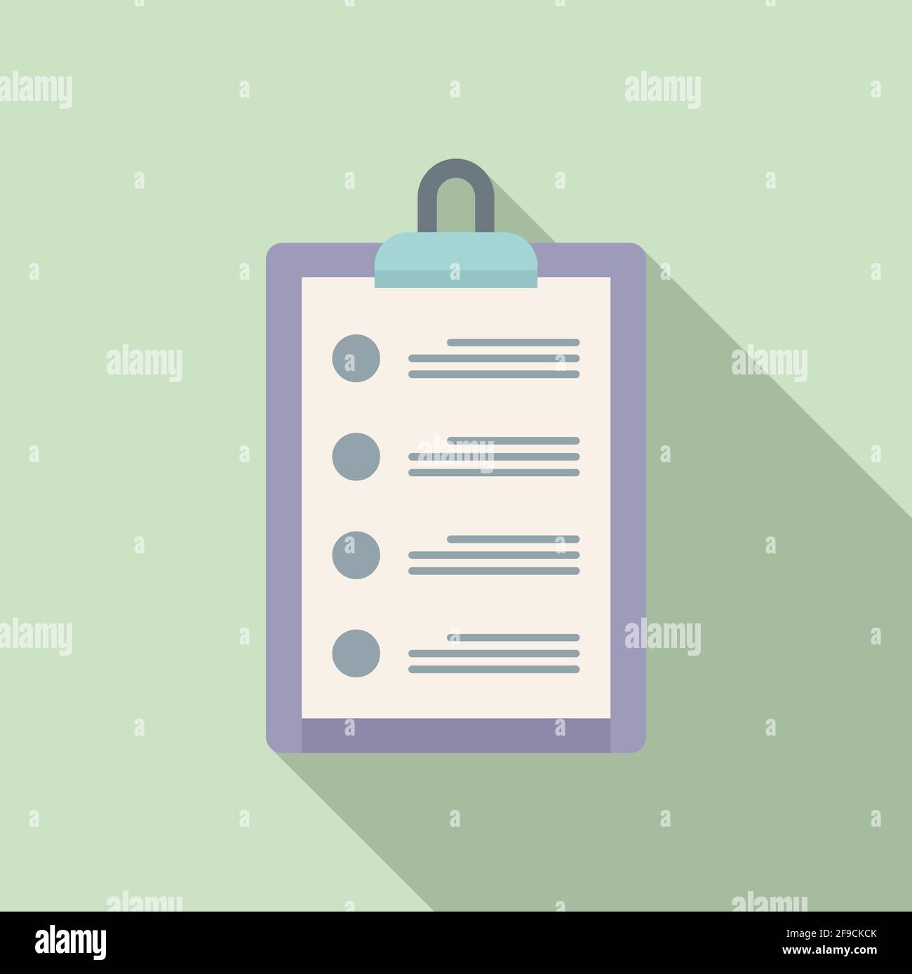 To-do list reminder icon, flat style Stock Vector Image & Art - Alamy