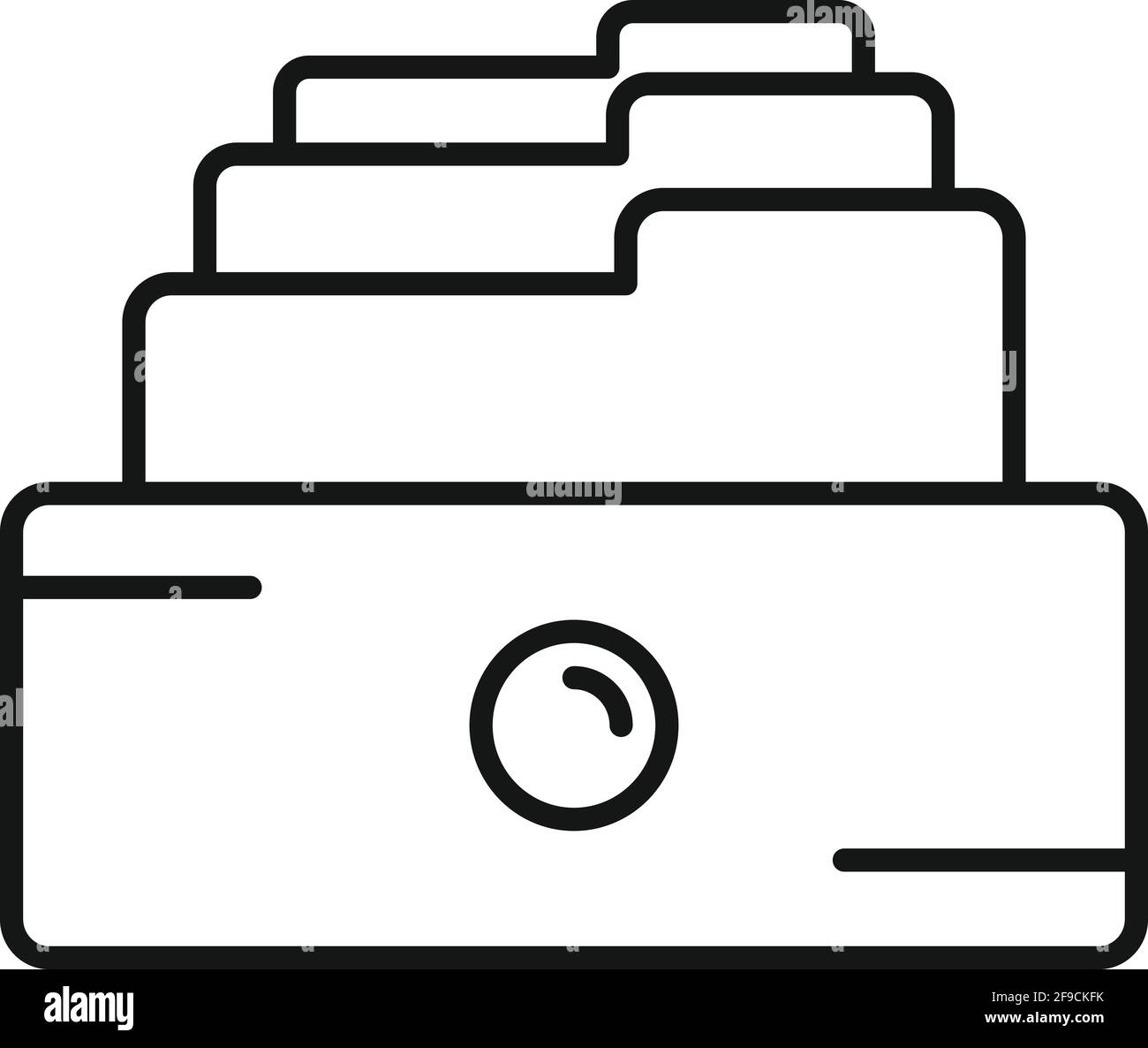 Copy storage documents icon, outline style Stock Vector Image & Art - Alamy