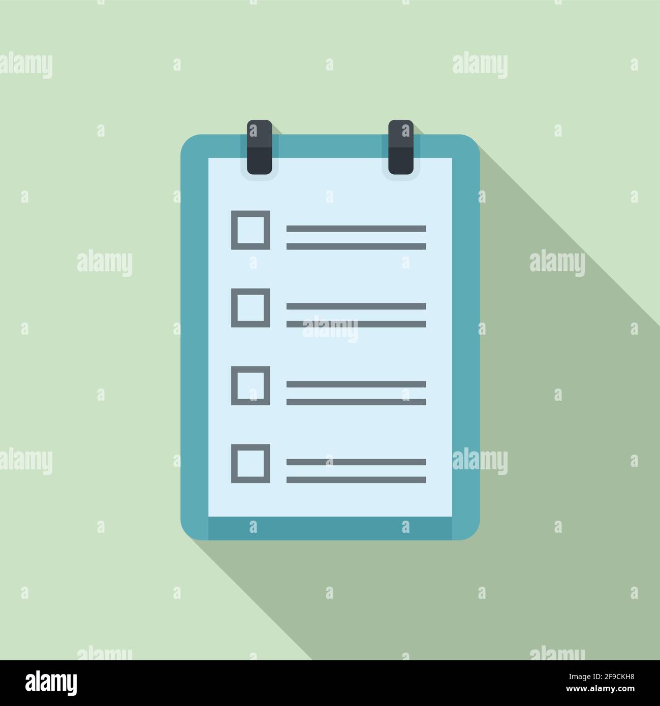 To-do list pin icon, flat style Stock Vector Image & Art - Alamy