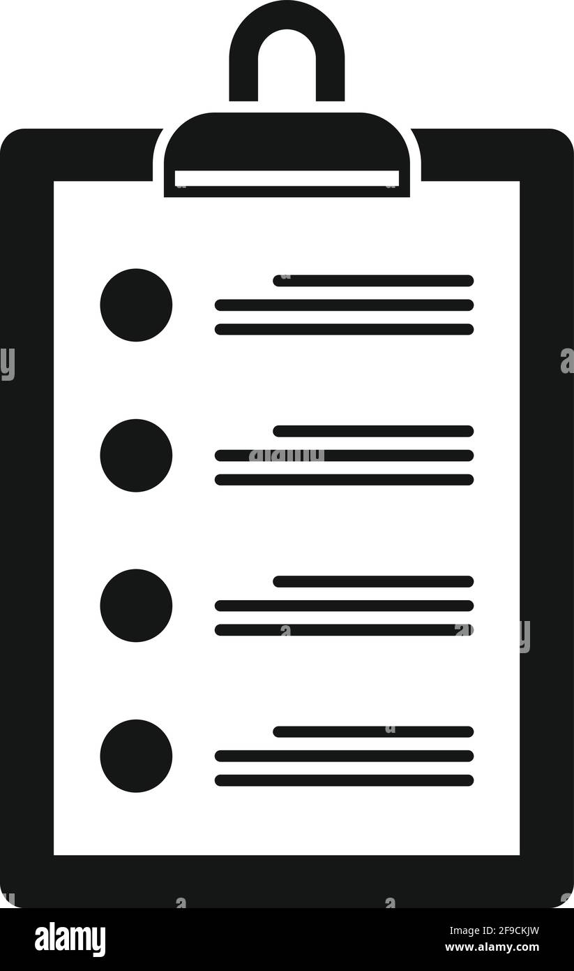 Checklist memo reminder Black and White Stock Photos & Images - Alamy