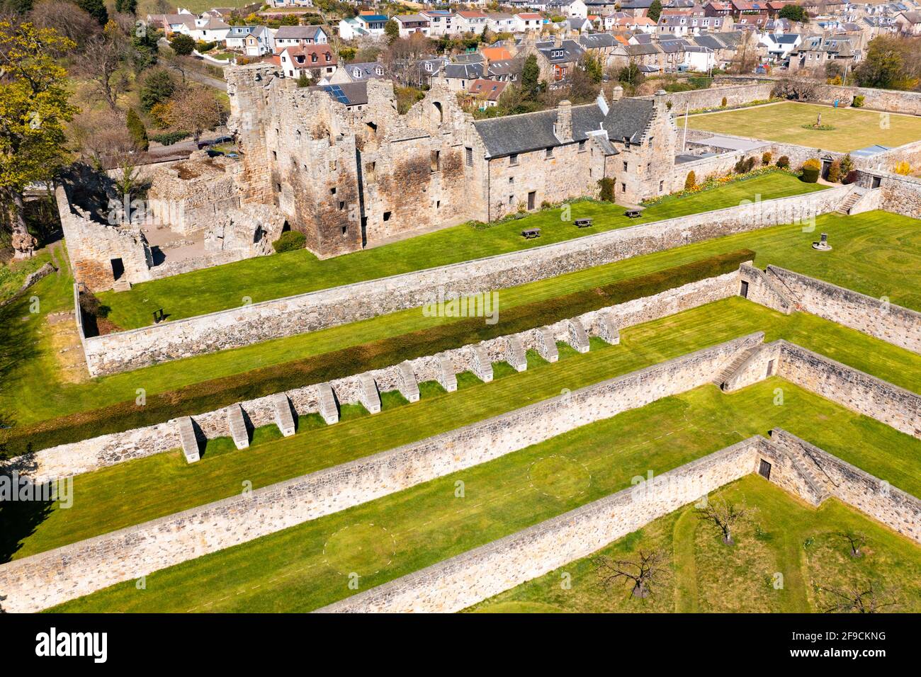 Aberdour aerial view hi-res stock photography and images - Alamy
