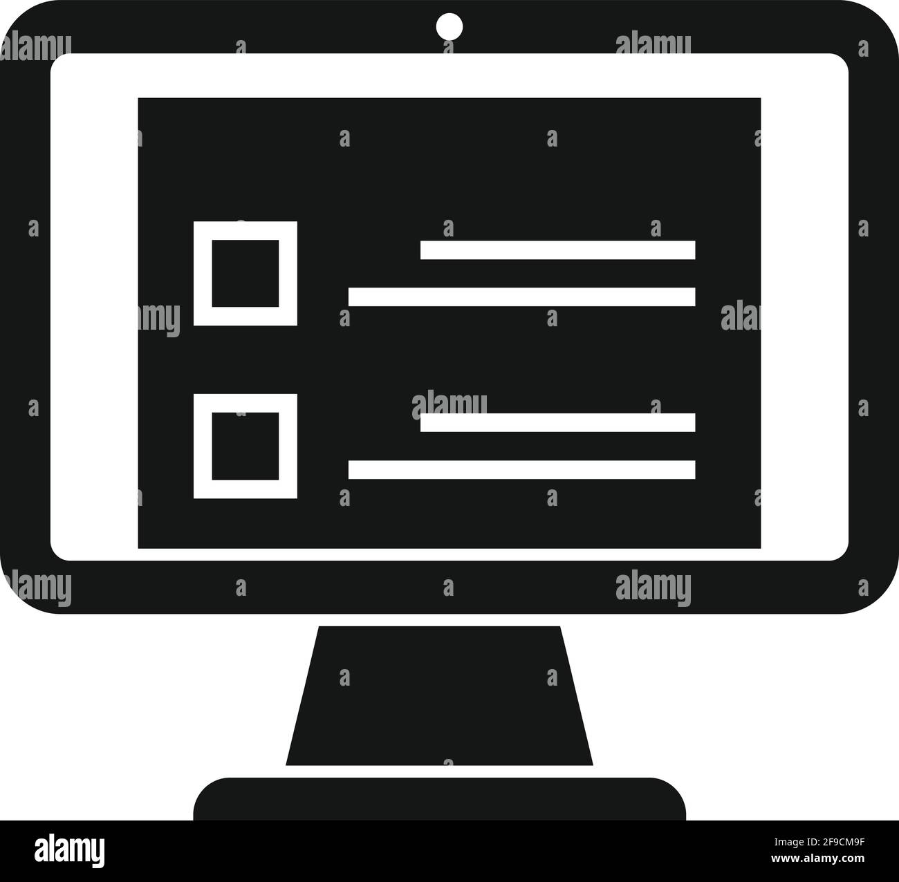 To-do list computer icon, simple style Stock Vector Image & Art - Alamy
