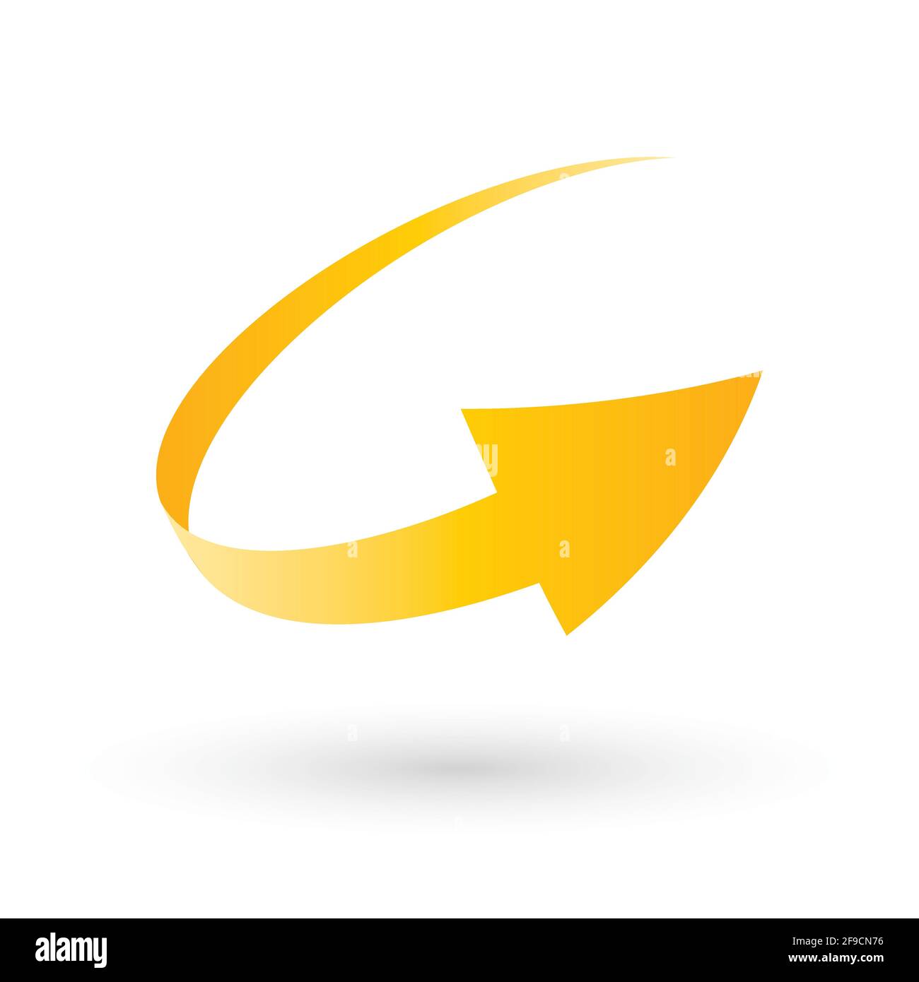 Simple loop circle arrow icon Stock Vector Image & Art - Alamy
