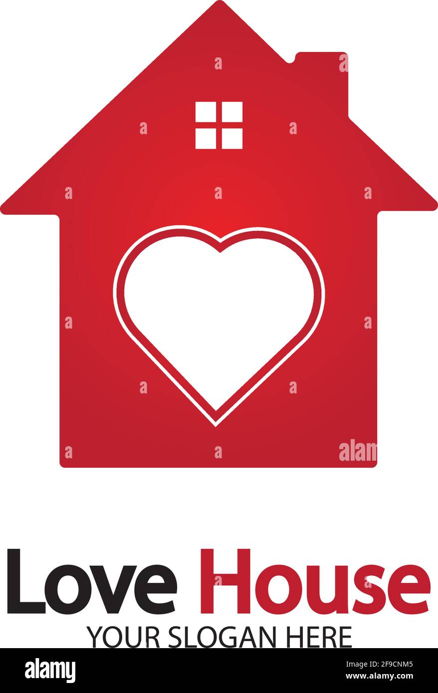 Love Home Logo. Heart and House Icon Combination. Health and Care ...