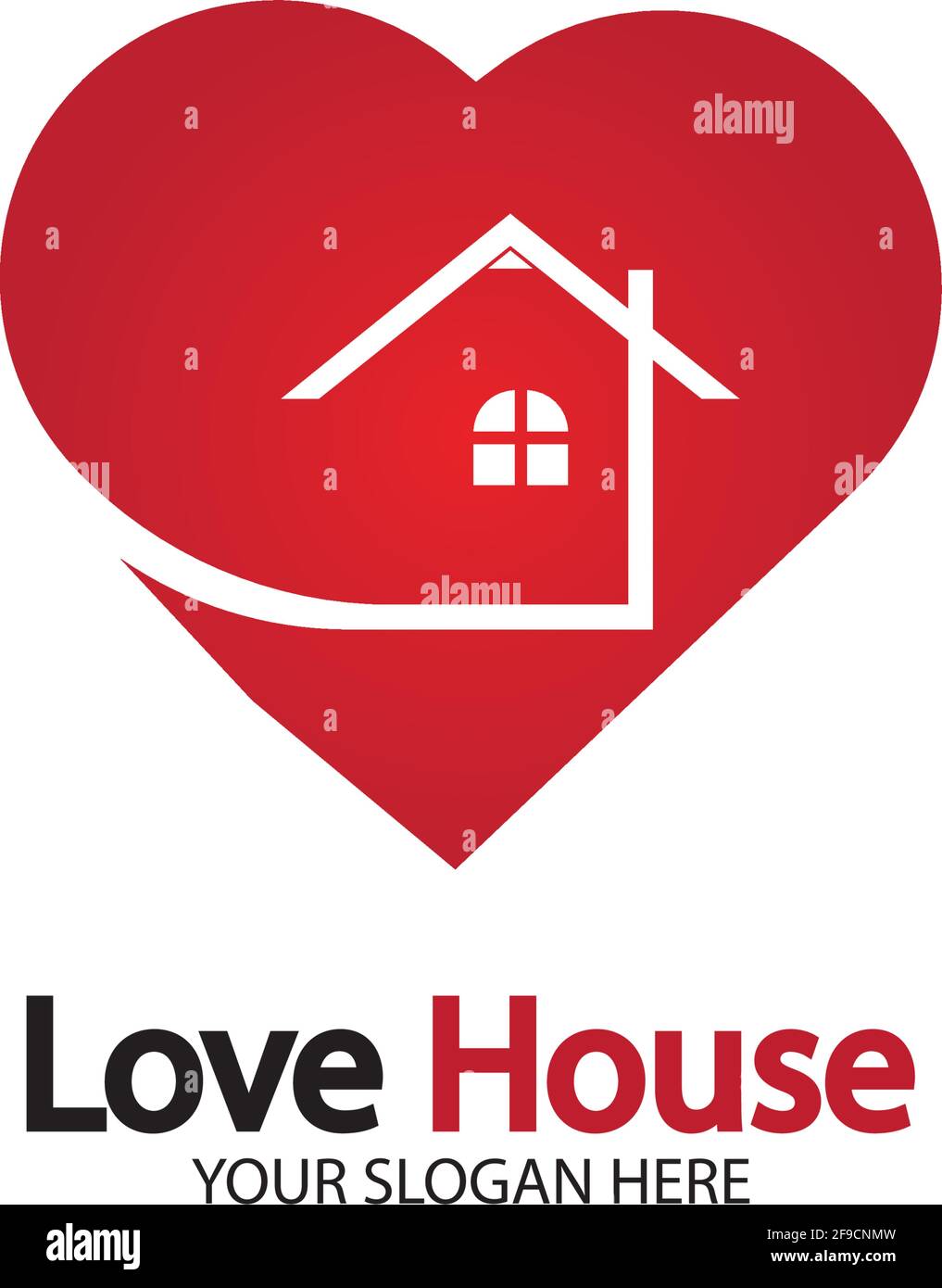 Love Home Logo. Heart and House Icon Combination. Health and Care ...