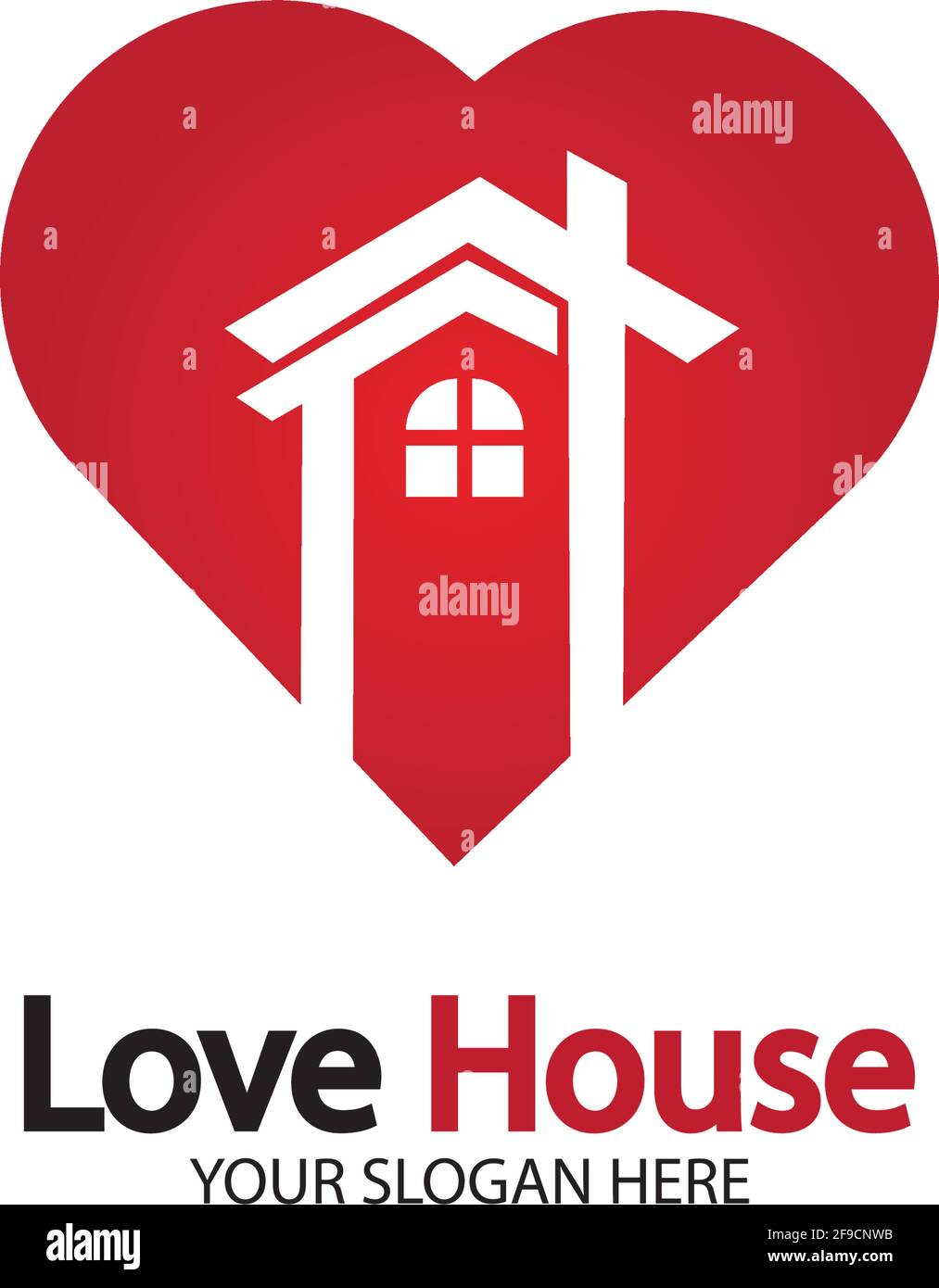 Love Home Logo. Heart and House Icon Combination. Health and Care ...