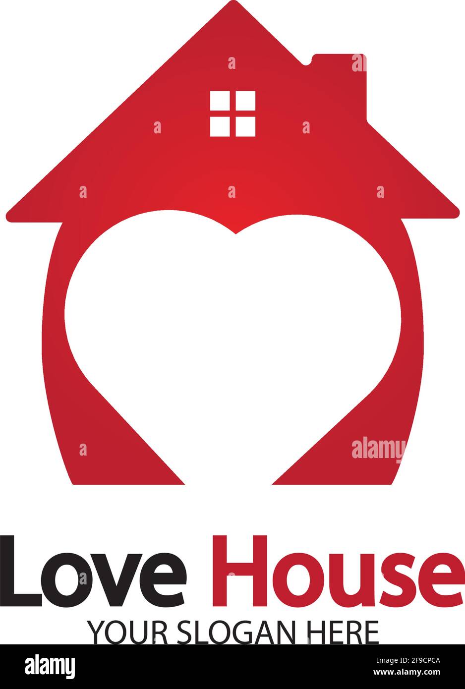Love Home Logo. Heart and House Icon Combination. Health and Care ...