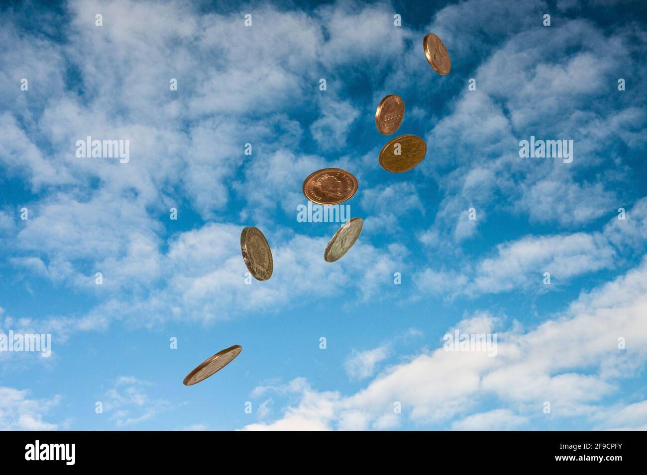 Coins Falling From The Sky