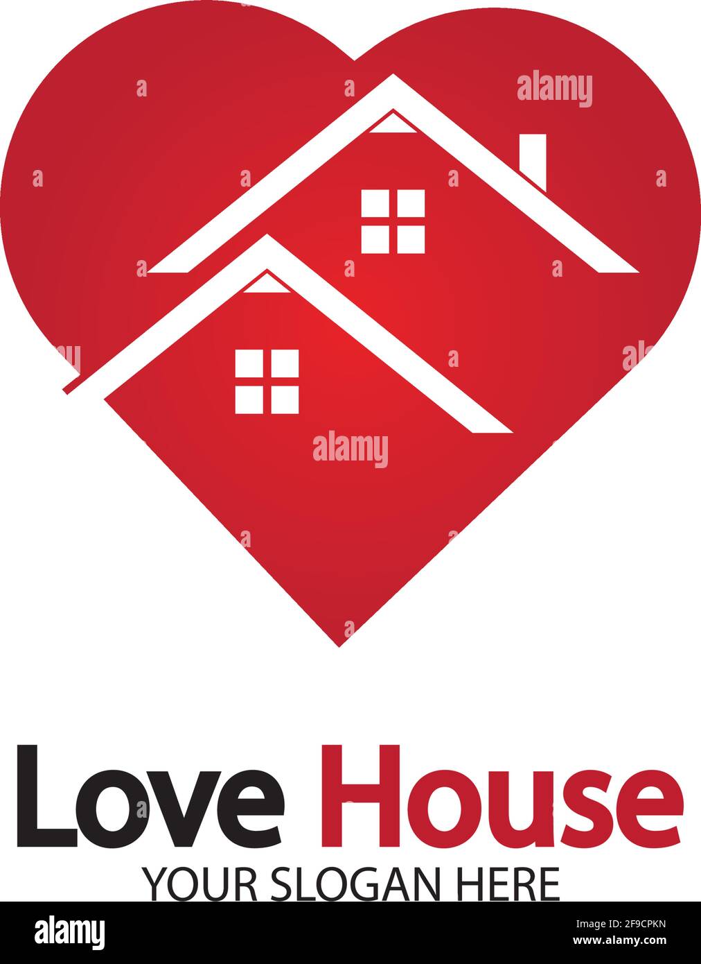 Love Home Logo. Heart and House Icon Combination. Health and Care ...