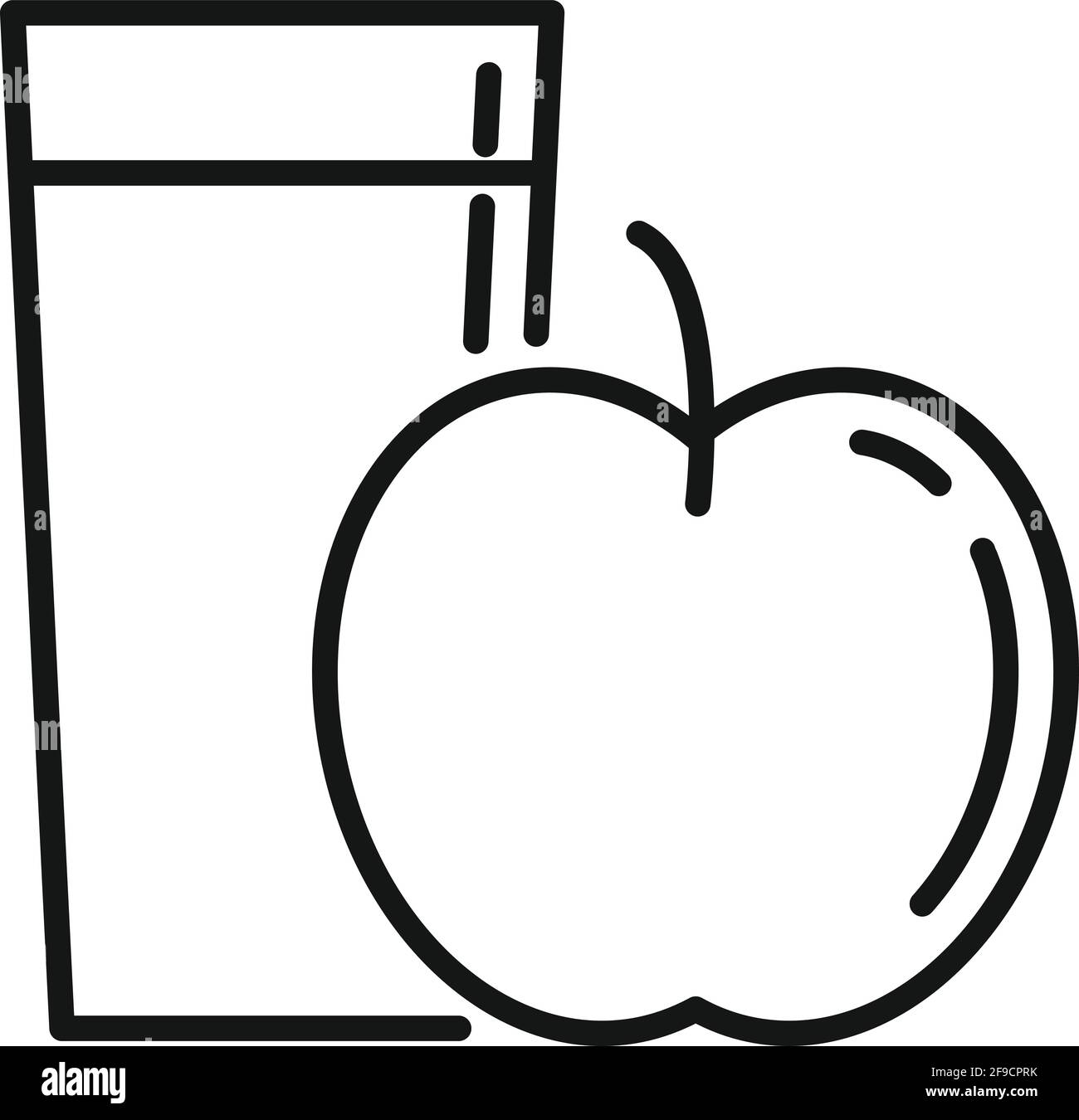 Healthy food icon, outline style Stock Vector Image & Art - Alamy