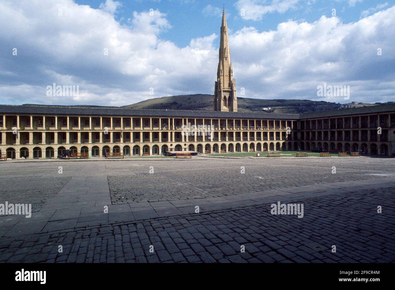The Piece Hall in 1980, Halifax, West Yorkshire, UK Stock Photo - Alamy