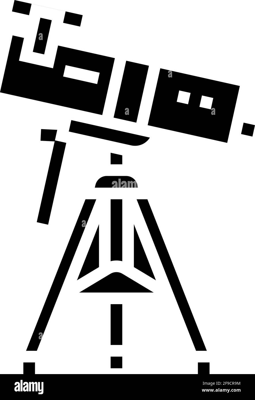 reflector planetarium line icon vector illustration Stock Vector Image ...