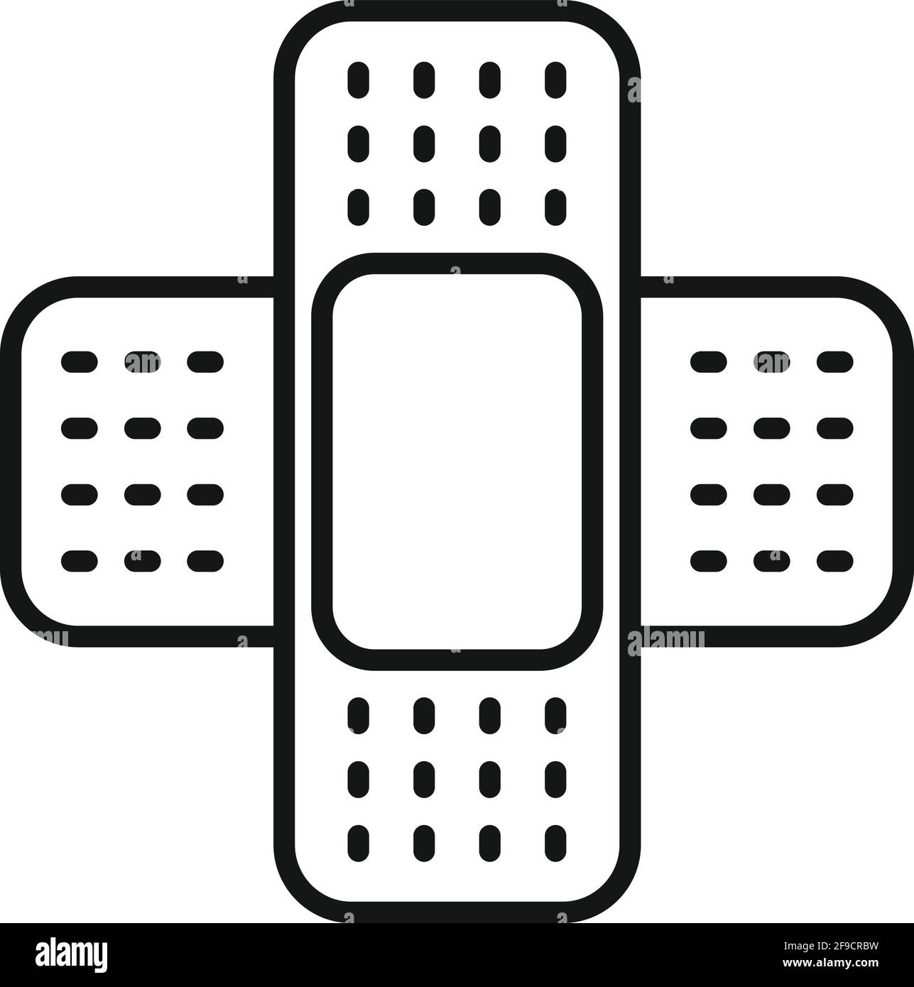 Adhesive plaster icon, outline style Stock Vector Image & Art - Alamy