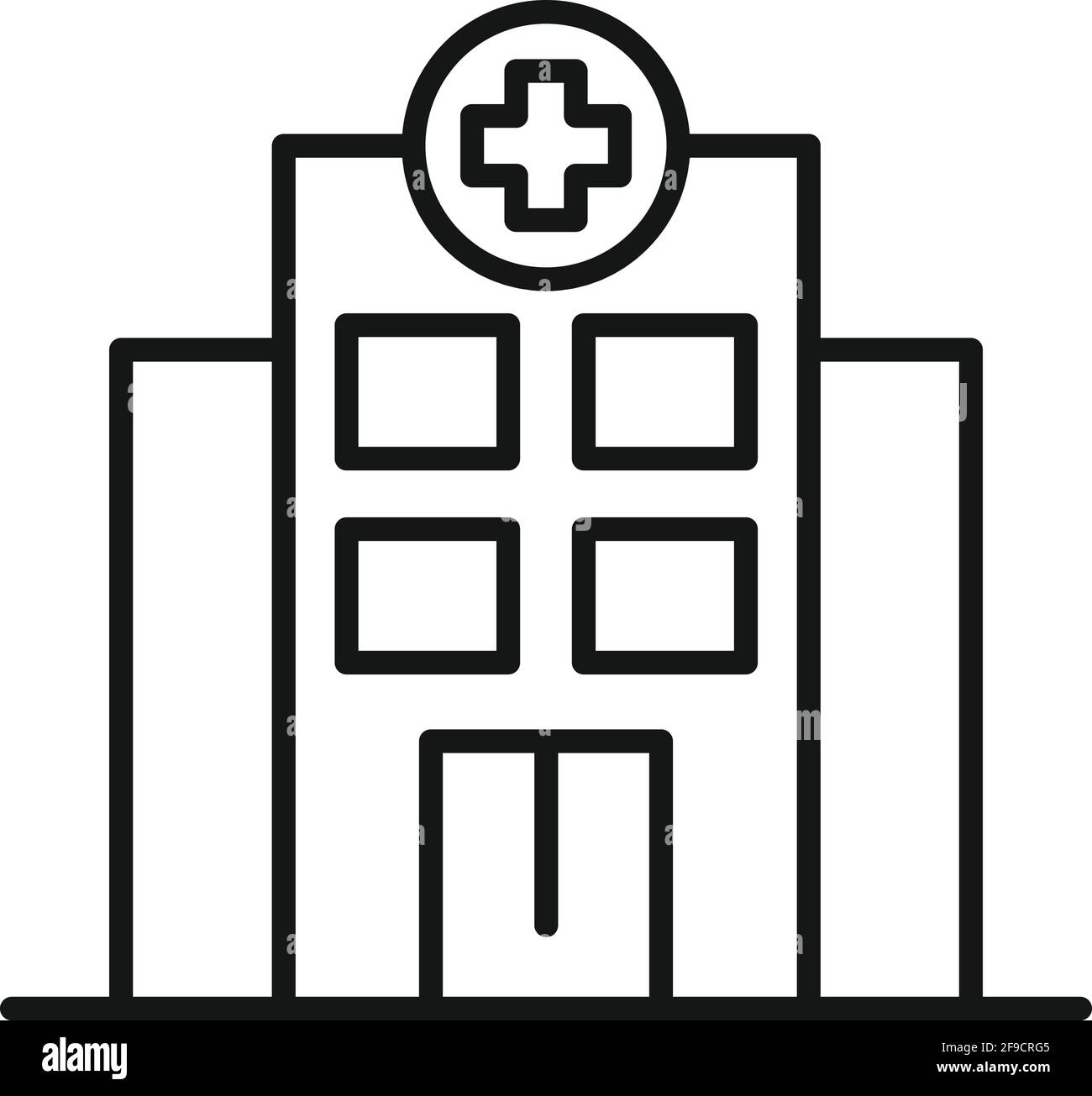 Medical building icon, outline style Stock Vector Image & Art - Alamy