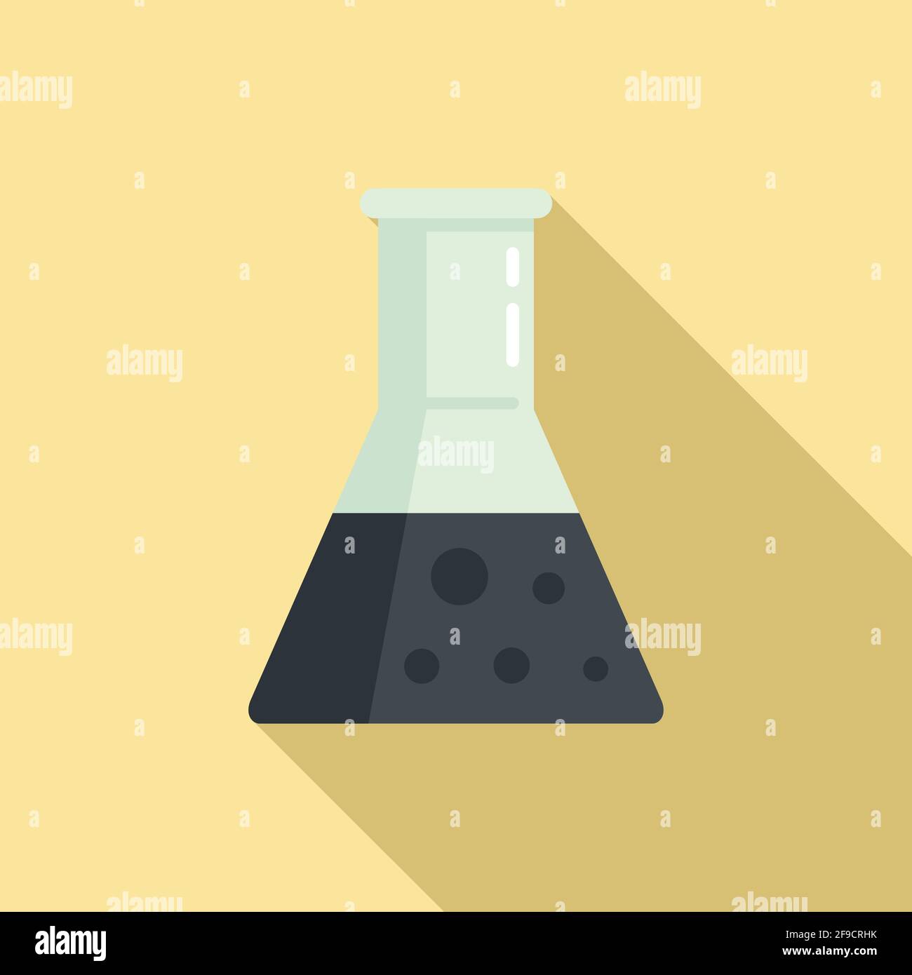 Textile color flask icon, flat style Stock Vector Image & Art - Alamy