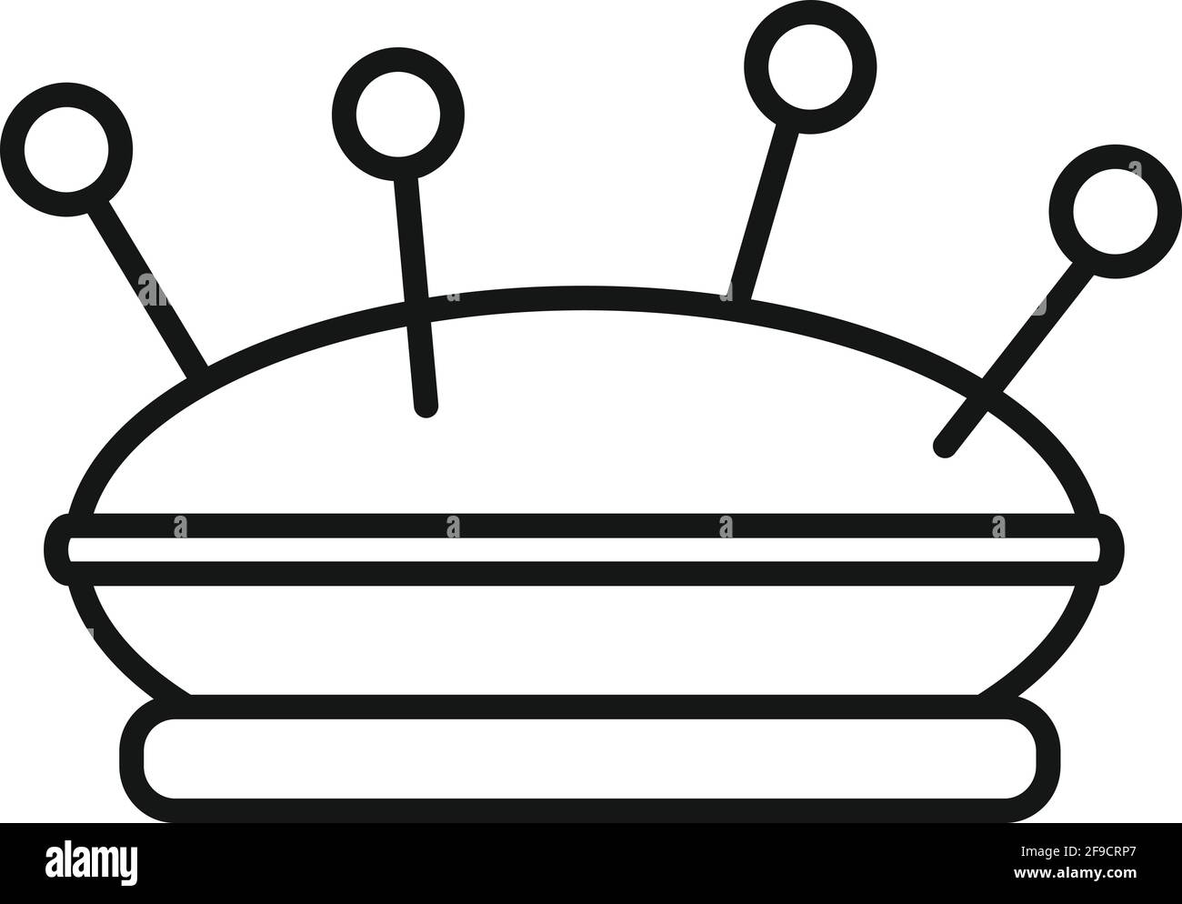 Fabric sewing accessories cloth Black and White Stock Photos & Images ...