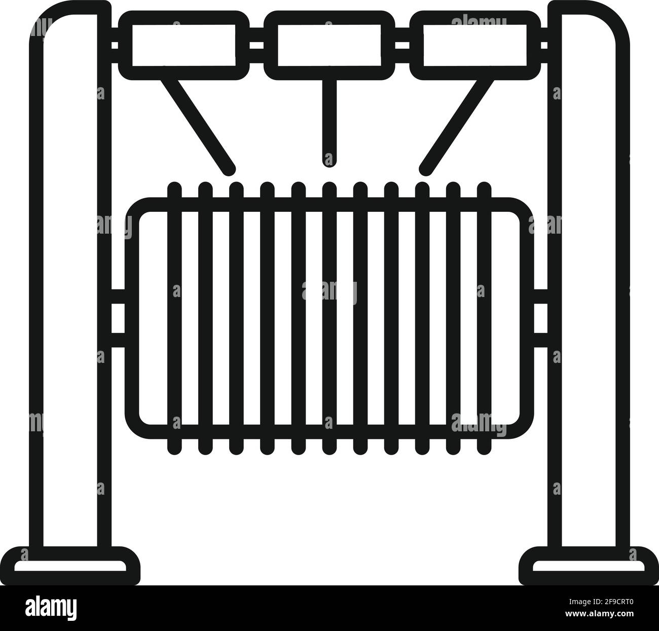 Cotton textile production icon, outline style Stock Vector Image & Art ...