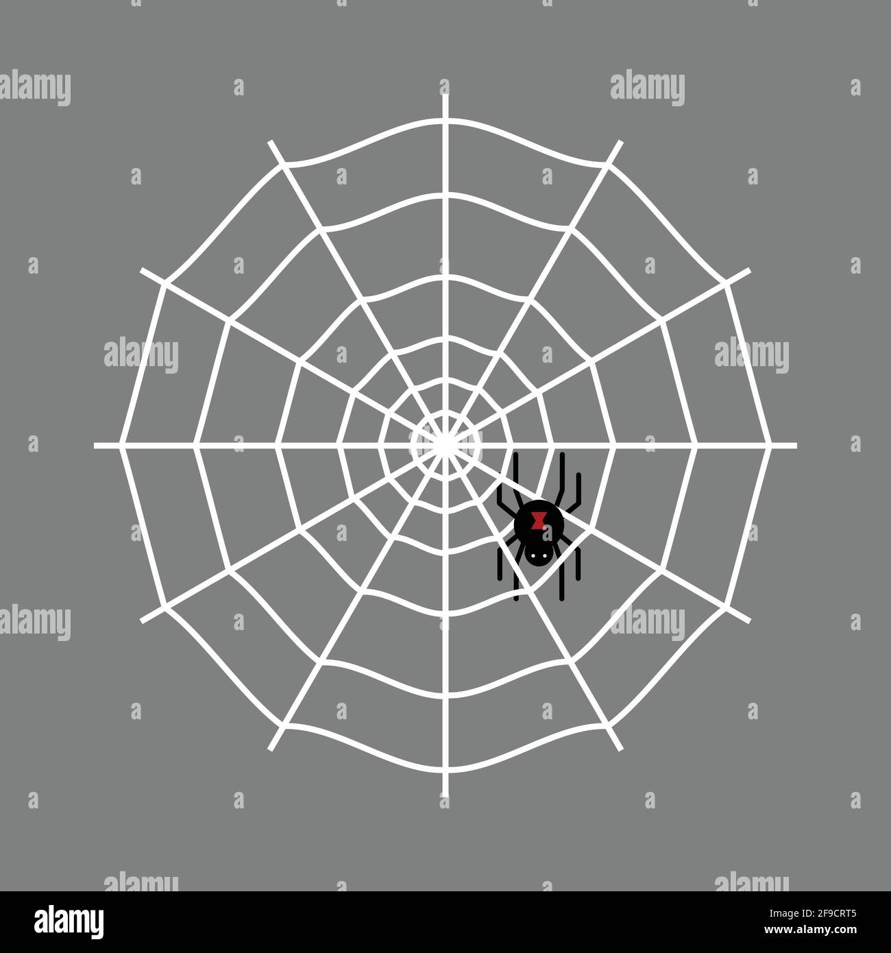 Spider in web trap Stock Vector Images - Alamy