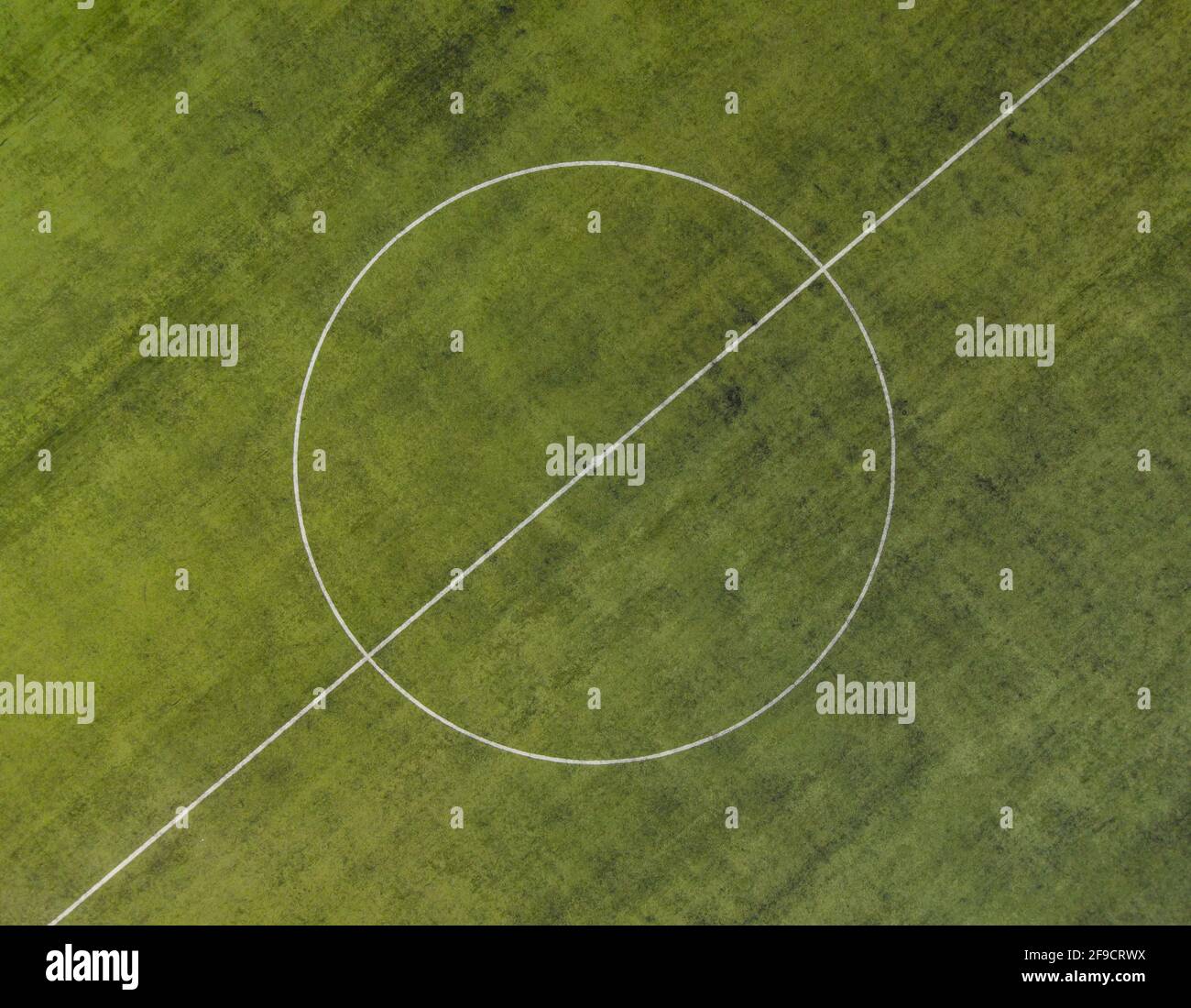 aerial view of the football field Stock Photo - Alamy