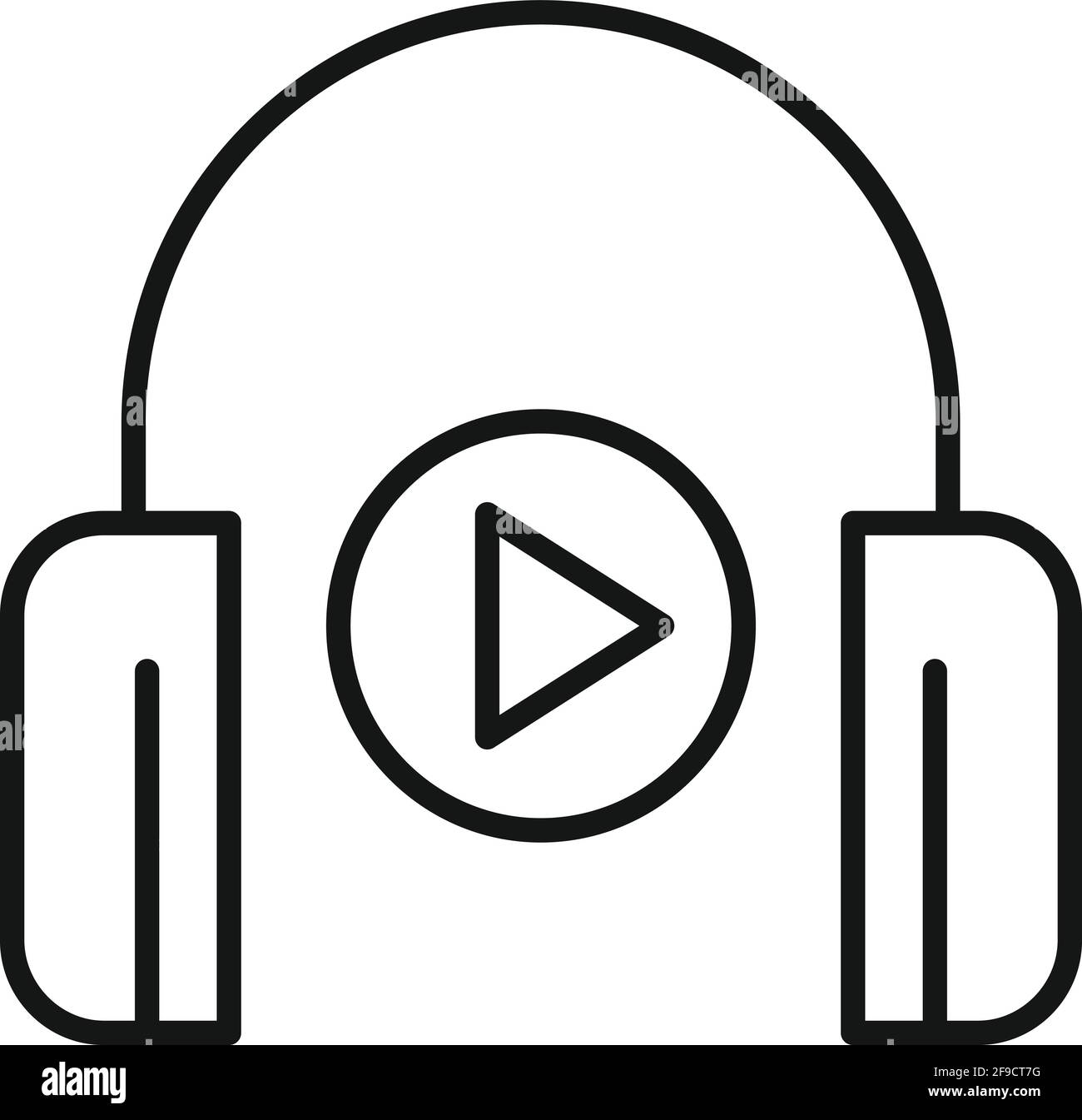 Audio education icon, outline style Stock Vector Image & Art - Alamy
