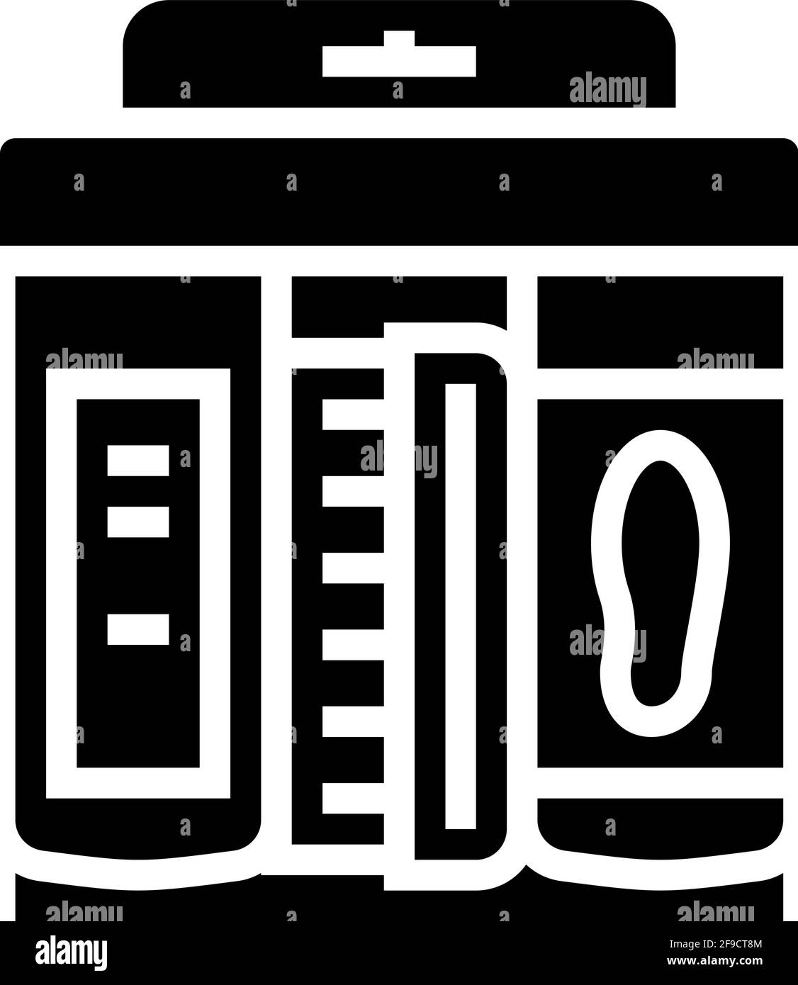 cleaning shoe care kit line icon vector illustration Stock Vector Image ...