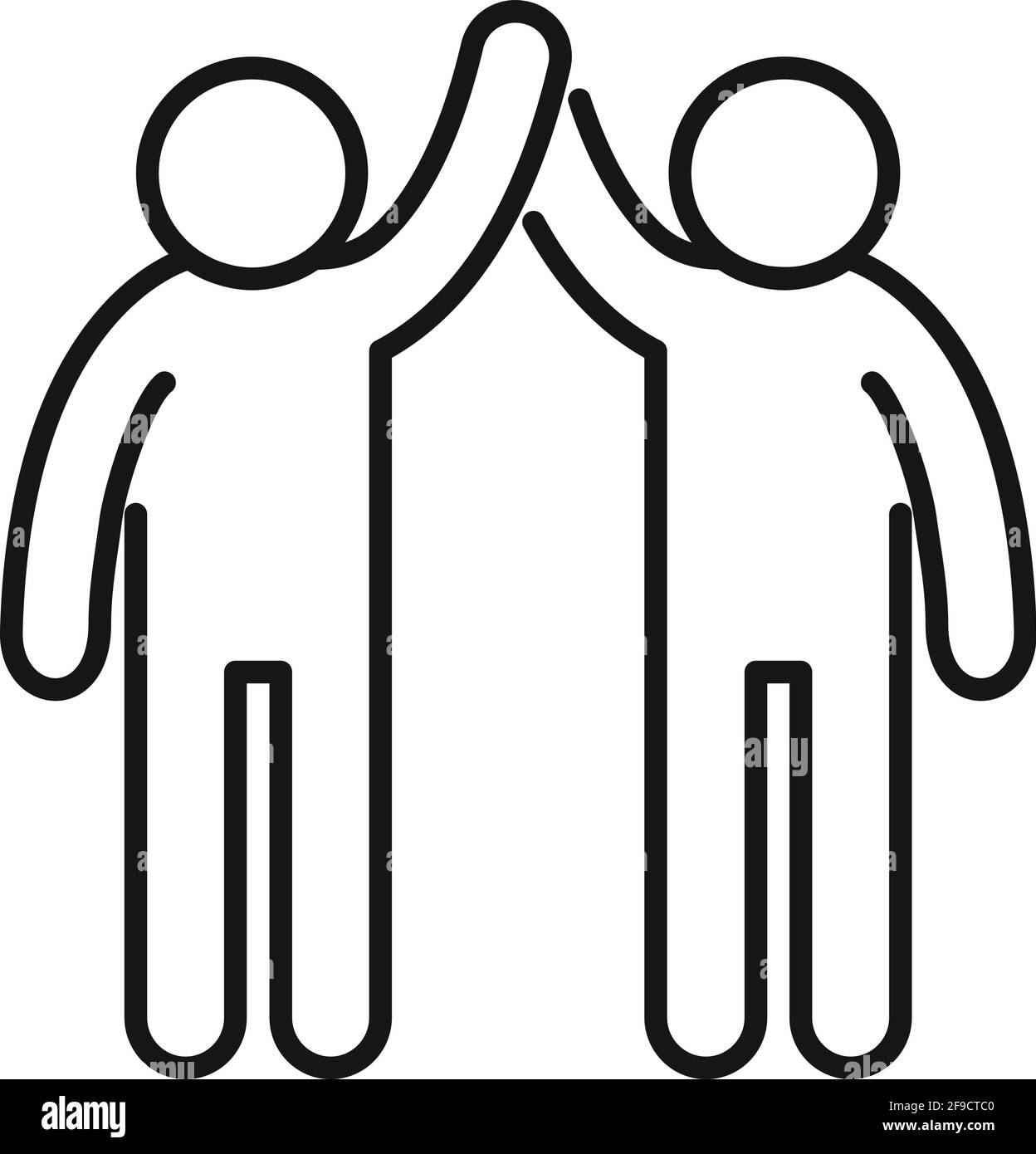 Socialization icon, outline style Stock Vector Image & Art - Alamy