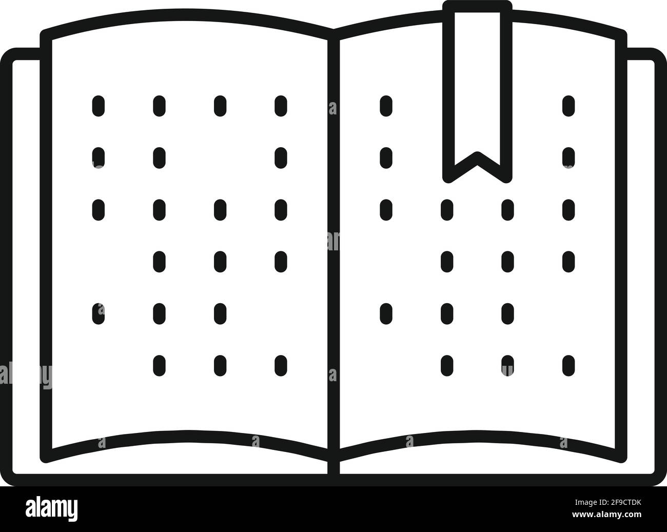 Study materials icon outline hi-res stock photography and images - Alamy