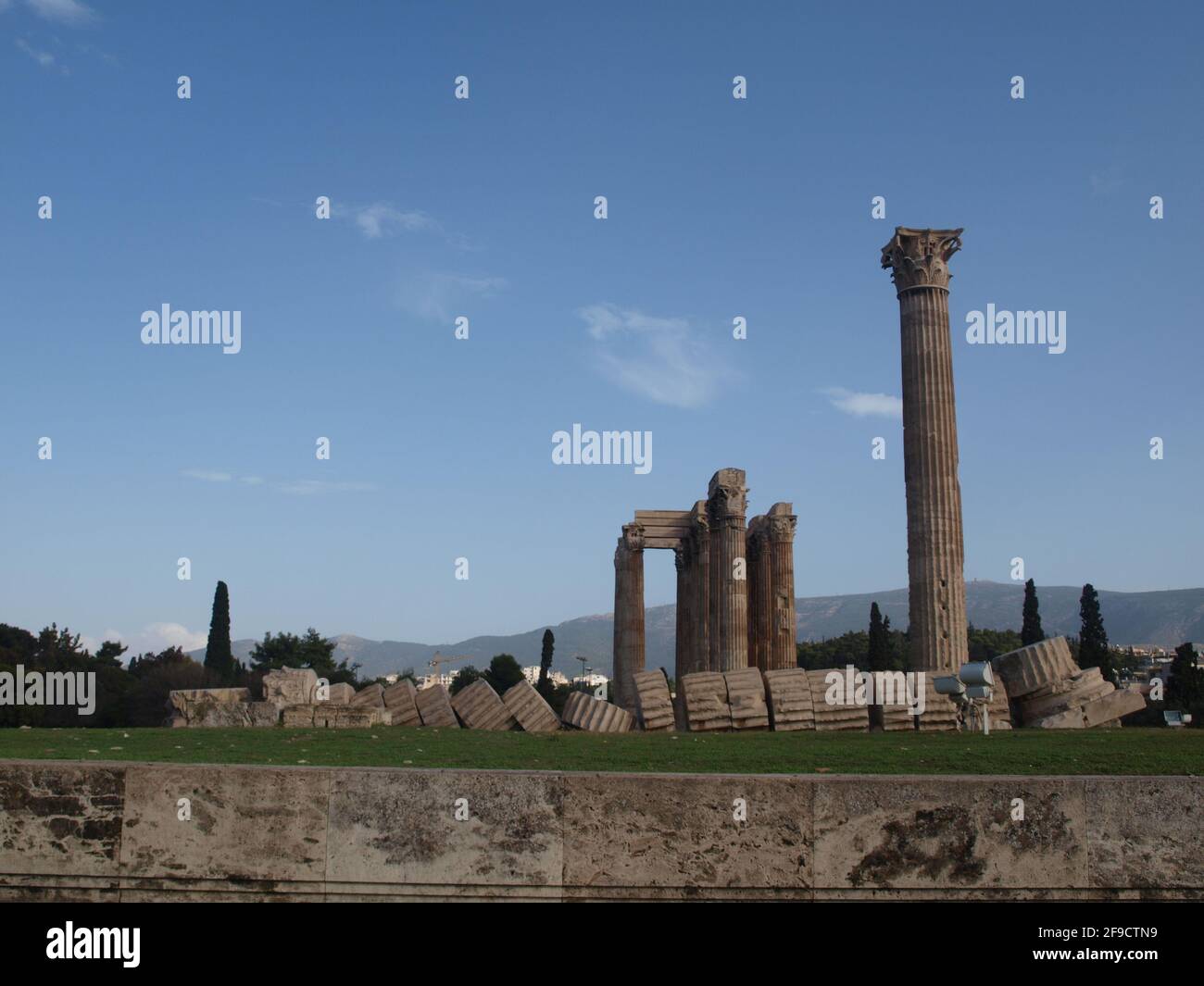 The Temple of Zeus, Athens, Greece Stock Photo - Alamy