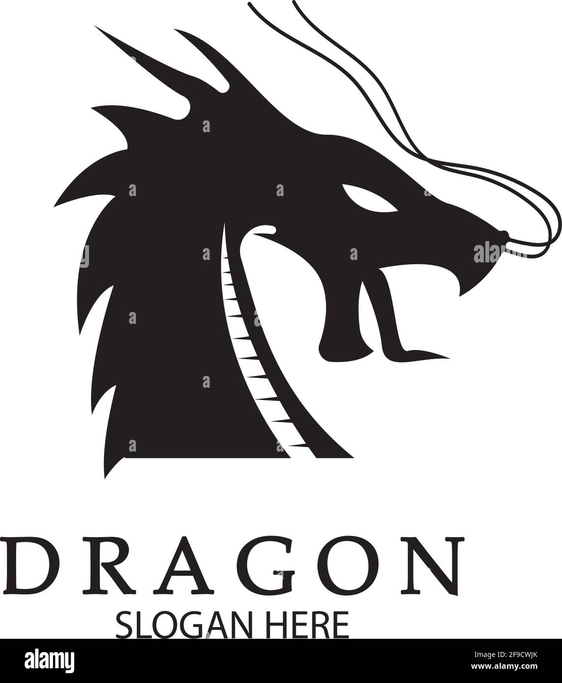 Dragon vector icon illustration design logo template Stock Vector Image ...