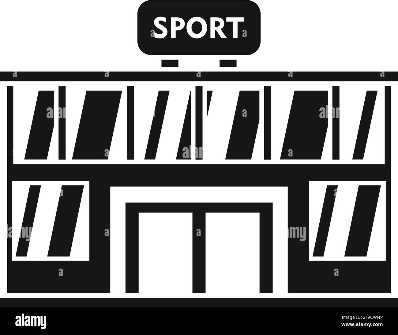 Gym exterior facade Cut Out Stock Images & Pictures - Alamy