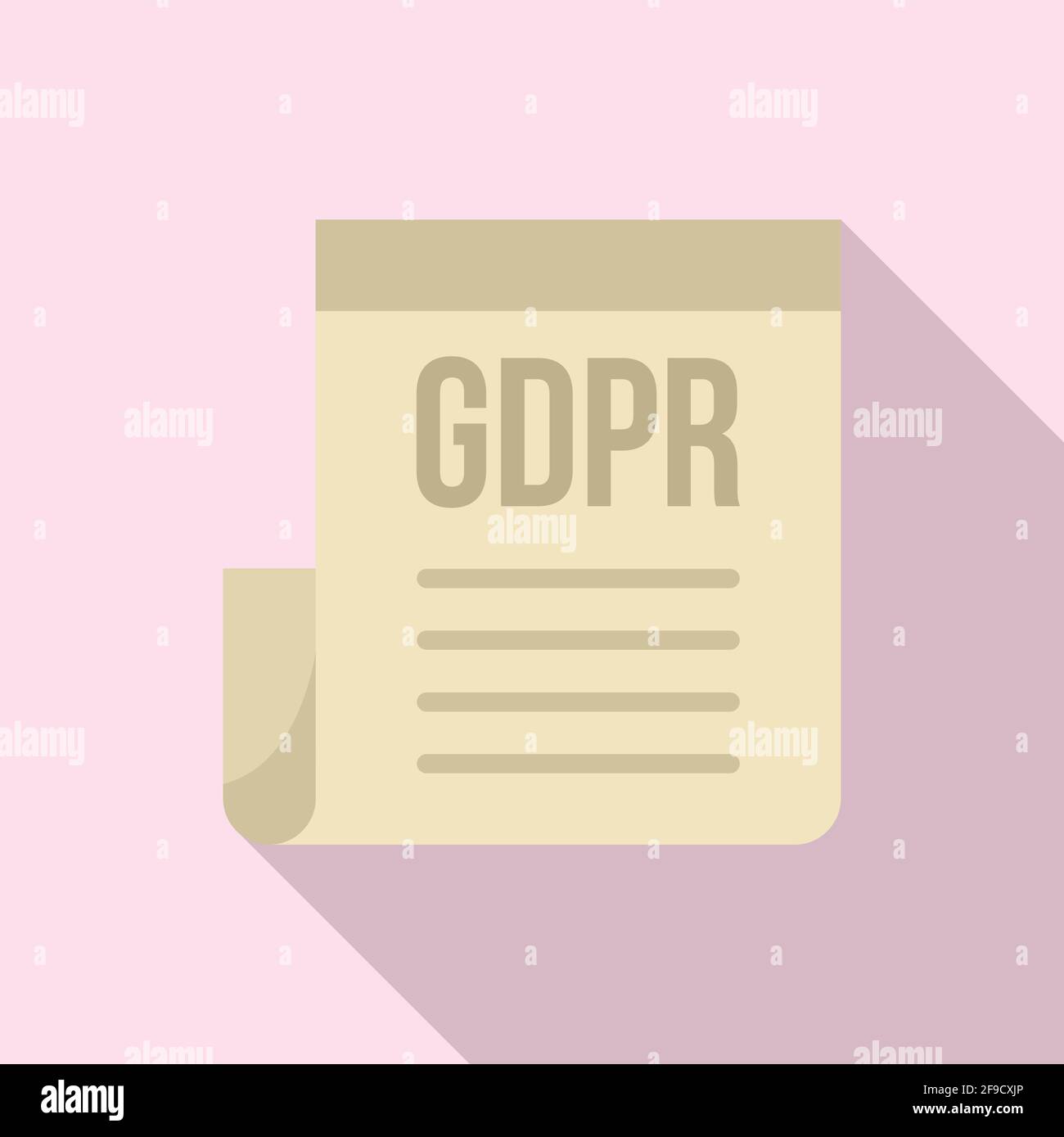 Document general data protection Stock Vector Images - Alamy