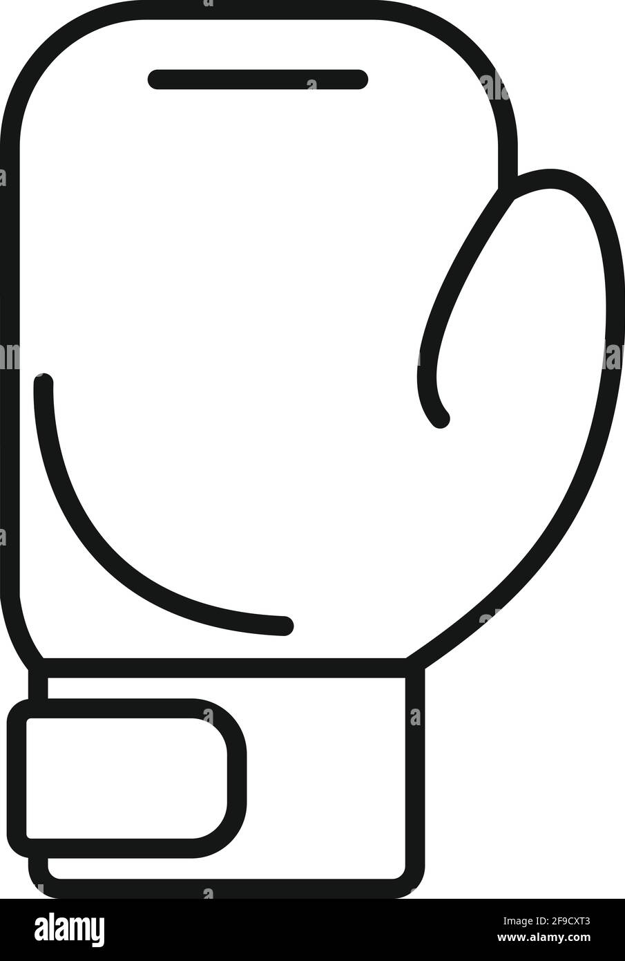 Boxing glove icon, outline style Stock Vector Image & Art - Alamy