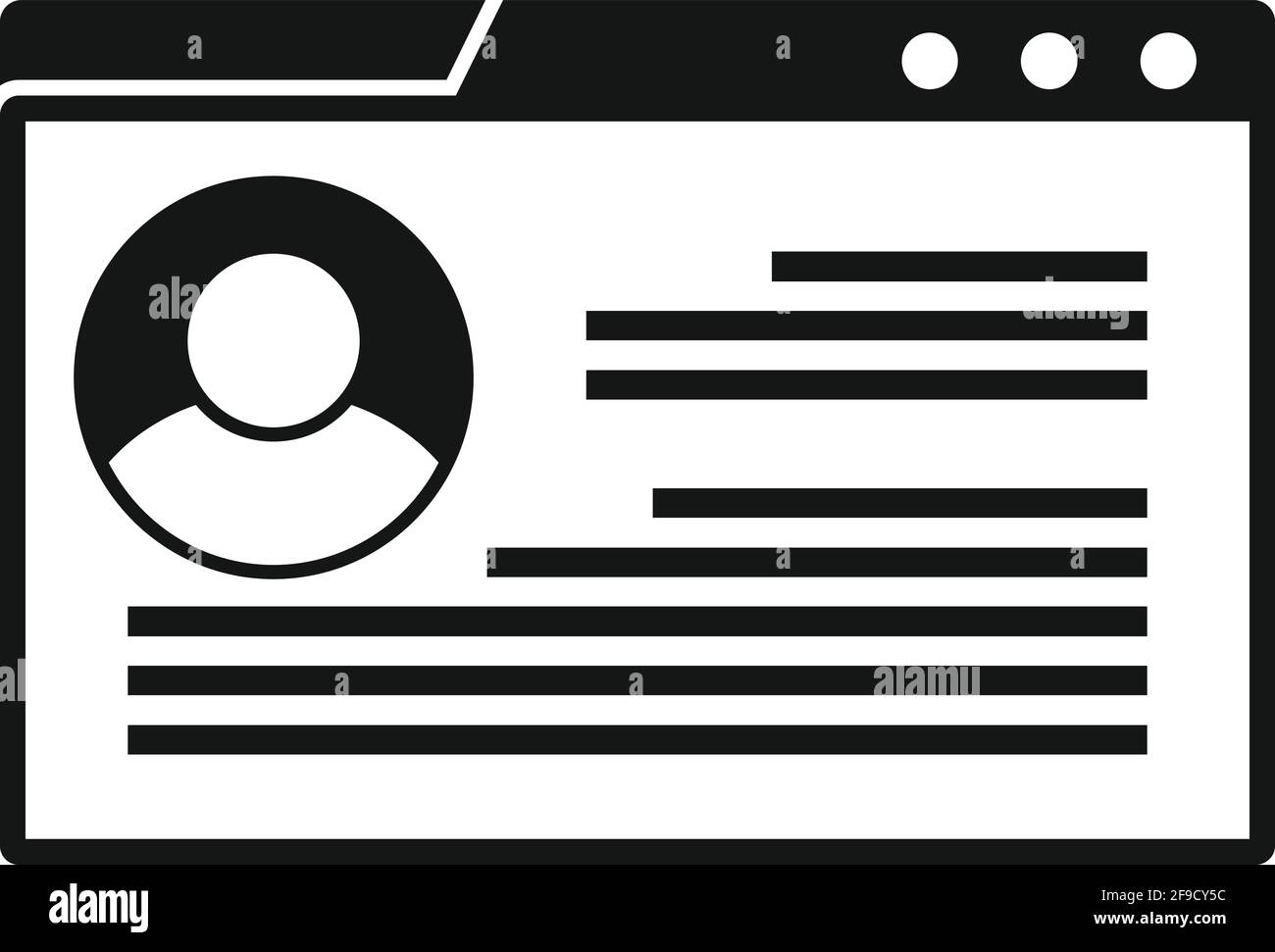 Online personal information icon, simple style Stock Vector Image & Art ...