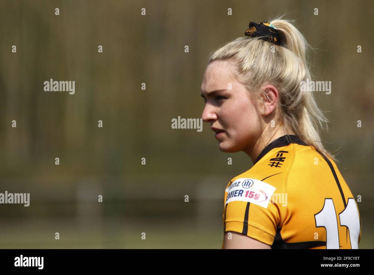 Gloucester, UK. 17th Apr, 2021. Ellie Boatman (#11 Wasps) pictured ...