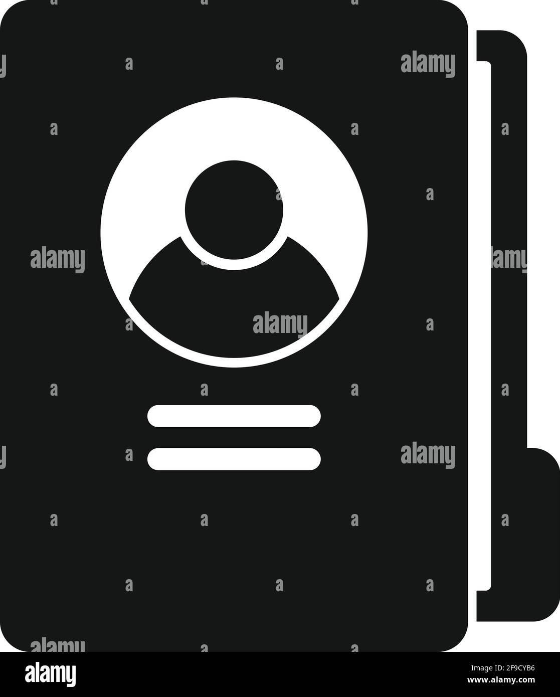 Personal information folder icon, simple style Stock Vector Image & Art ...