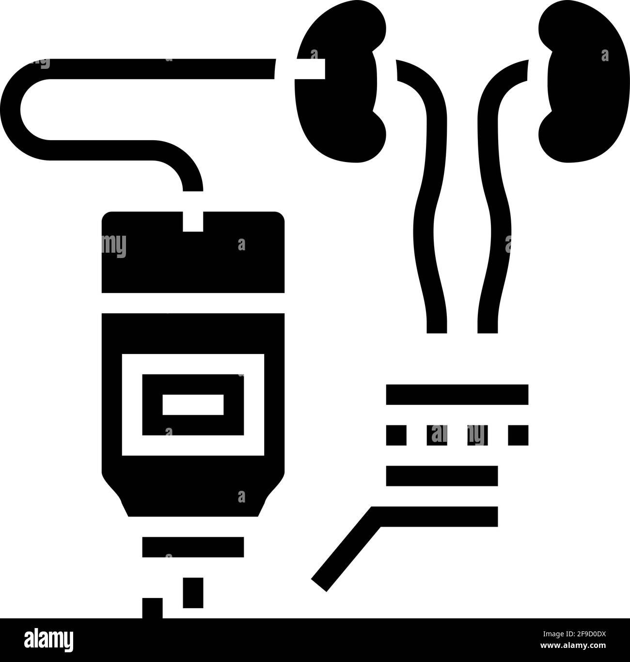 nephrostomy disease line icon vector illustration Stock Vector Image ...