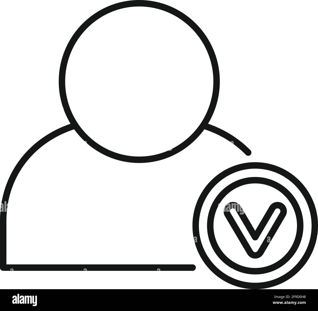 Anger feeling icon outline hi-res stock photography and images - Alamy