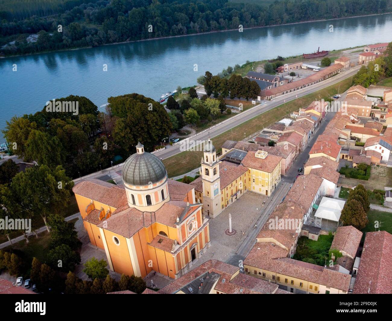 Aerial view boretto emilia hi-res stock photography and images - Alamy
